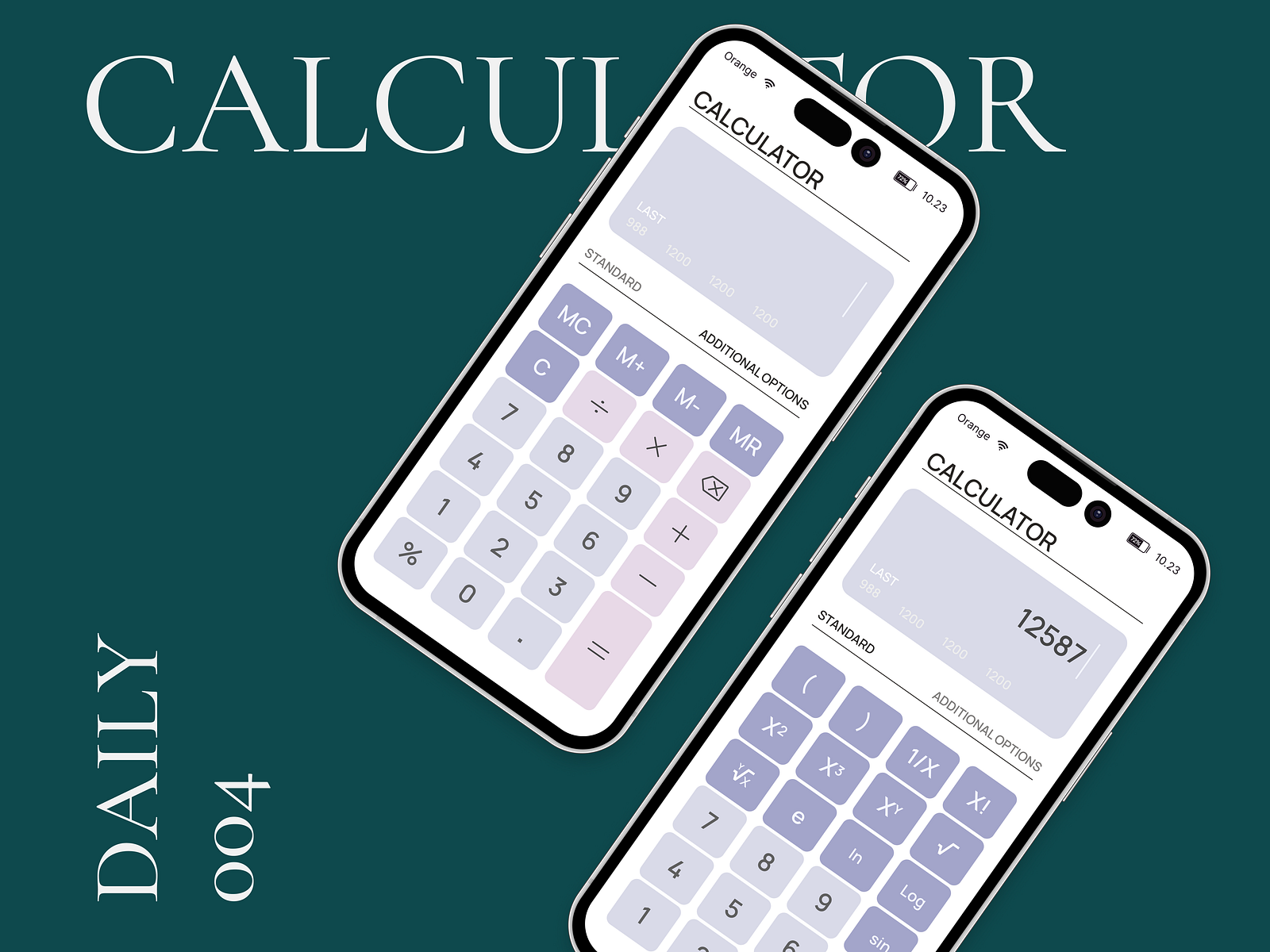 Design for calculator by Kseniya Baranouskaya on Dribbble