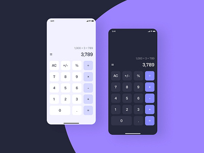 Calculator App UI Design by Diezhyna Anastasiia on Dribbble