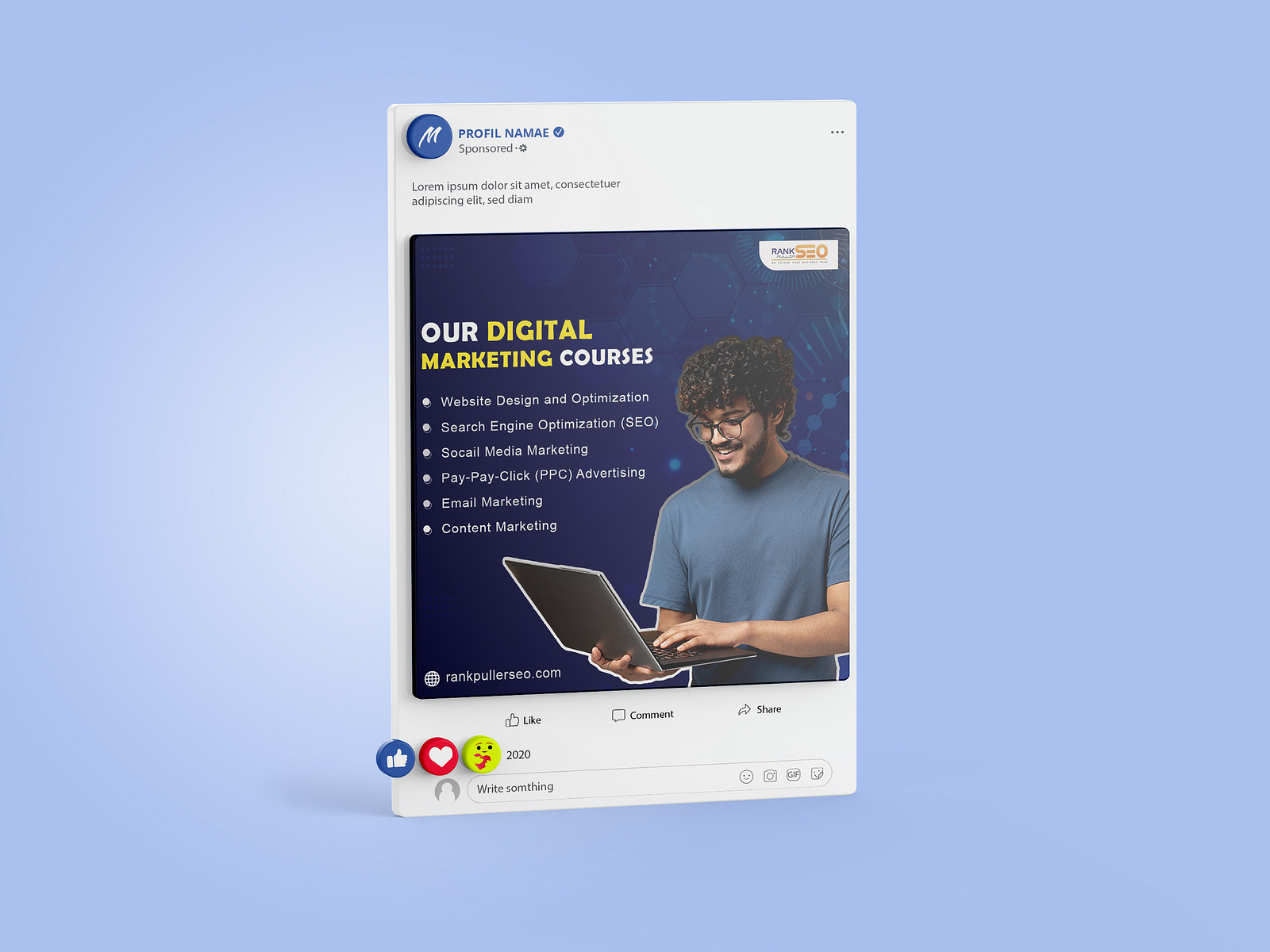 Social media mockup Instagram (Digital marketing post) by Sujit Barnwal ...