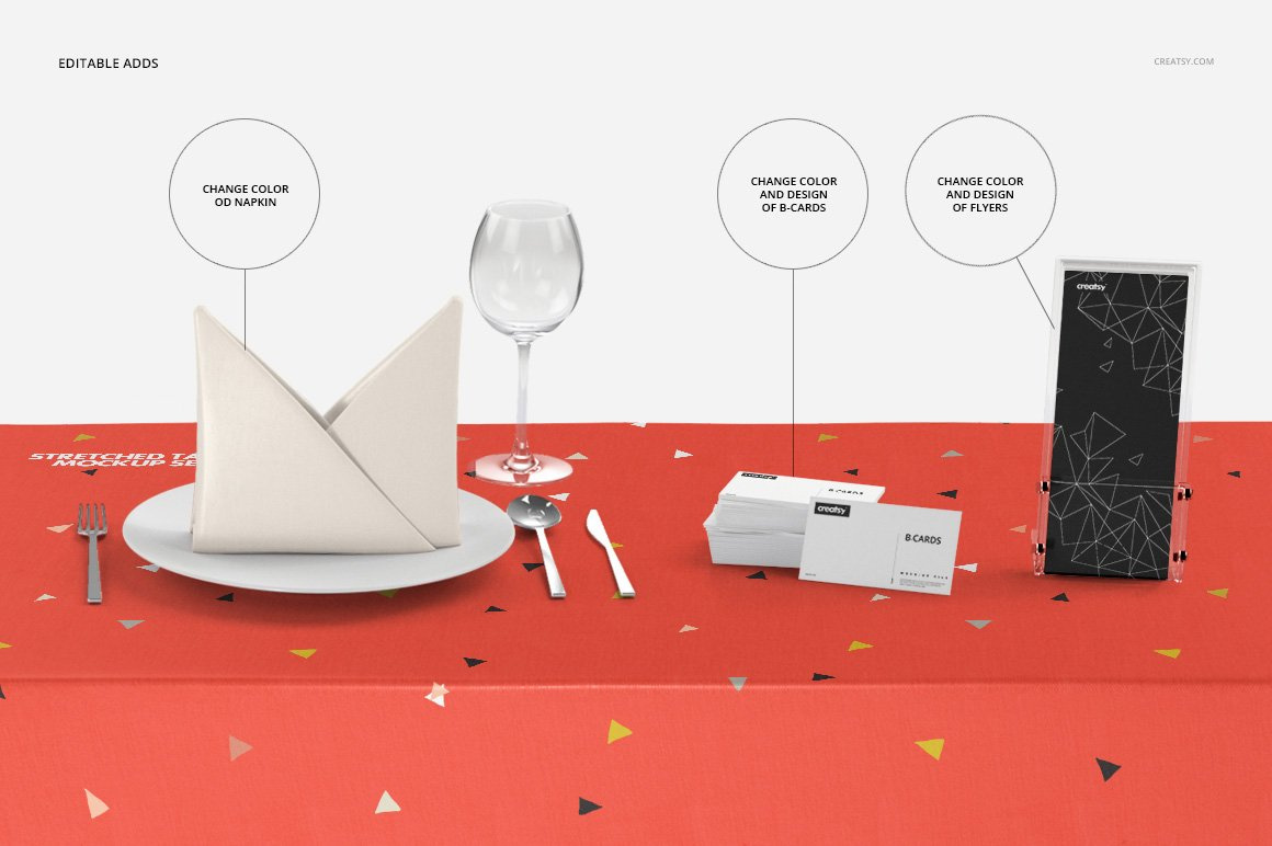 Stretch Tablecloth Mockup Set by Mockup Free Download on Dribbble