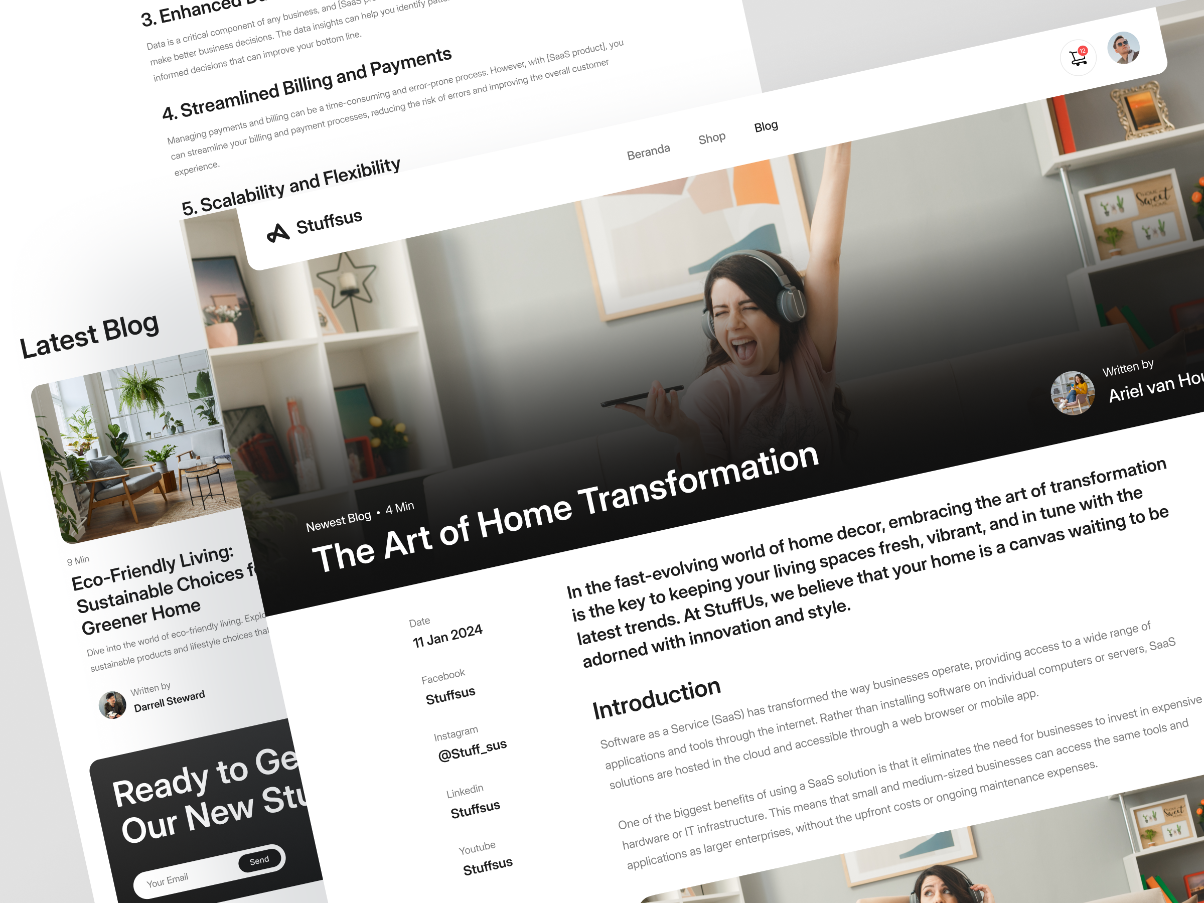 News Page designs, themes, templates and downloadable graphic elements ...
