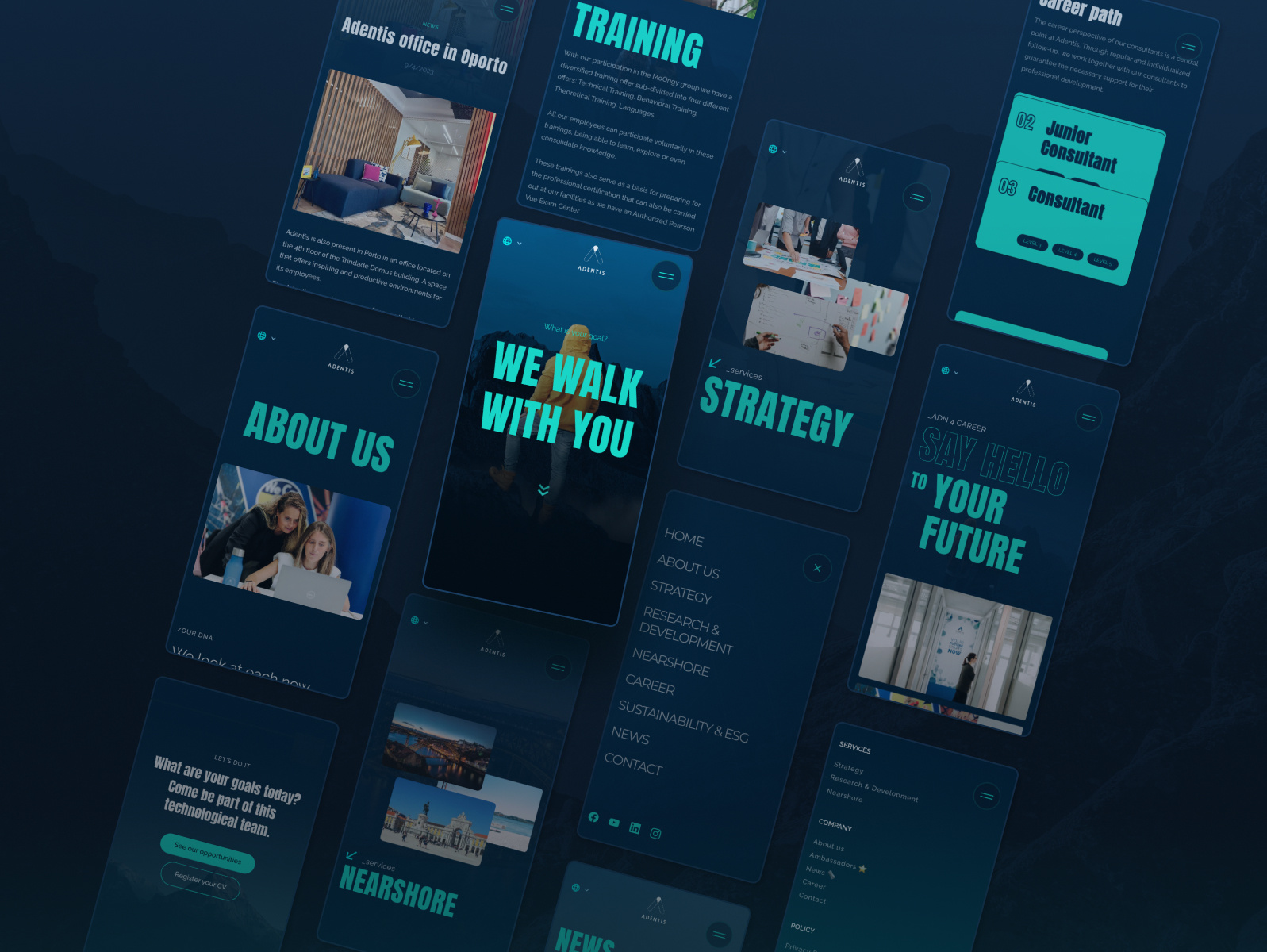 ⛰️ IT Talents Company : : Webflow Website by Andrey Duarte® on Dribbble