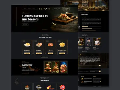 Dark Food Landing Page designs, themes, templates and downloadable ...