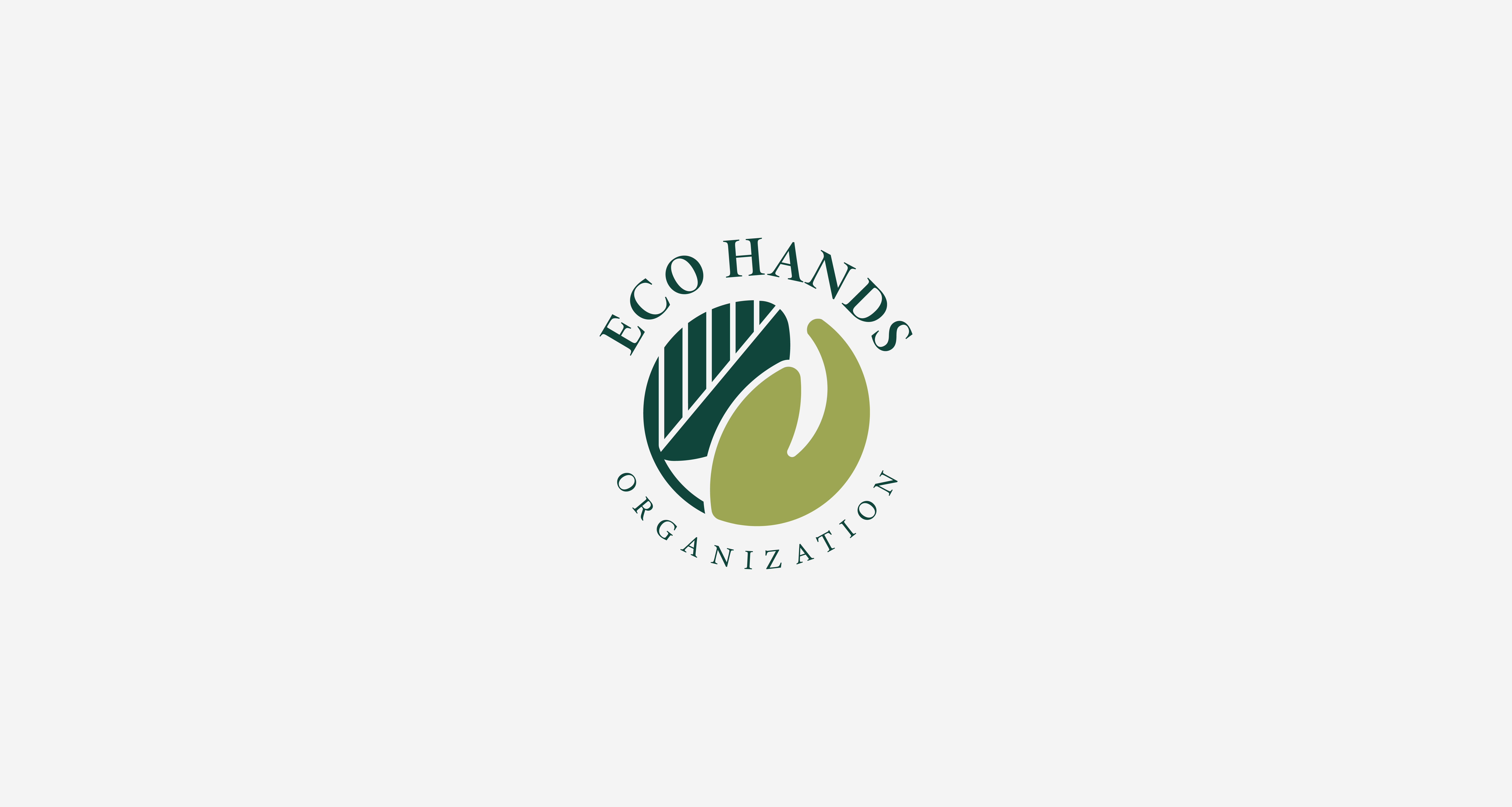 Environmental Organizations Branding, Eco Hand. by LogoFarmer's Studio ...
