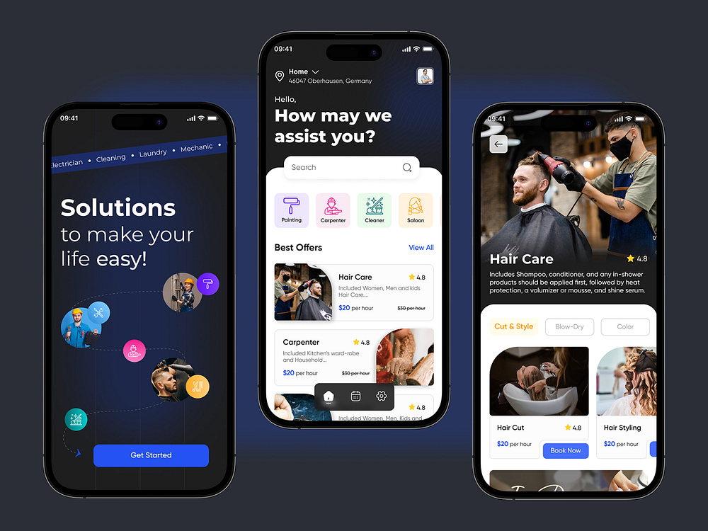 Service Provider App designs, themes, templates and downloadable ...