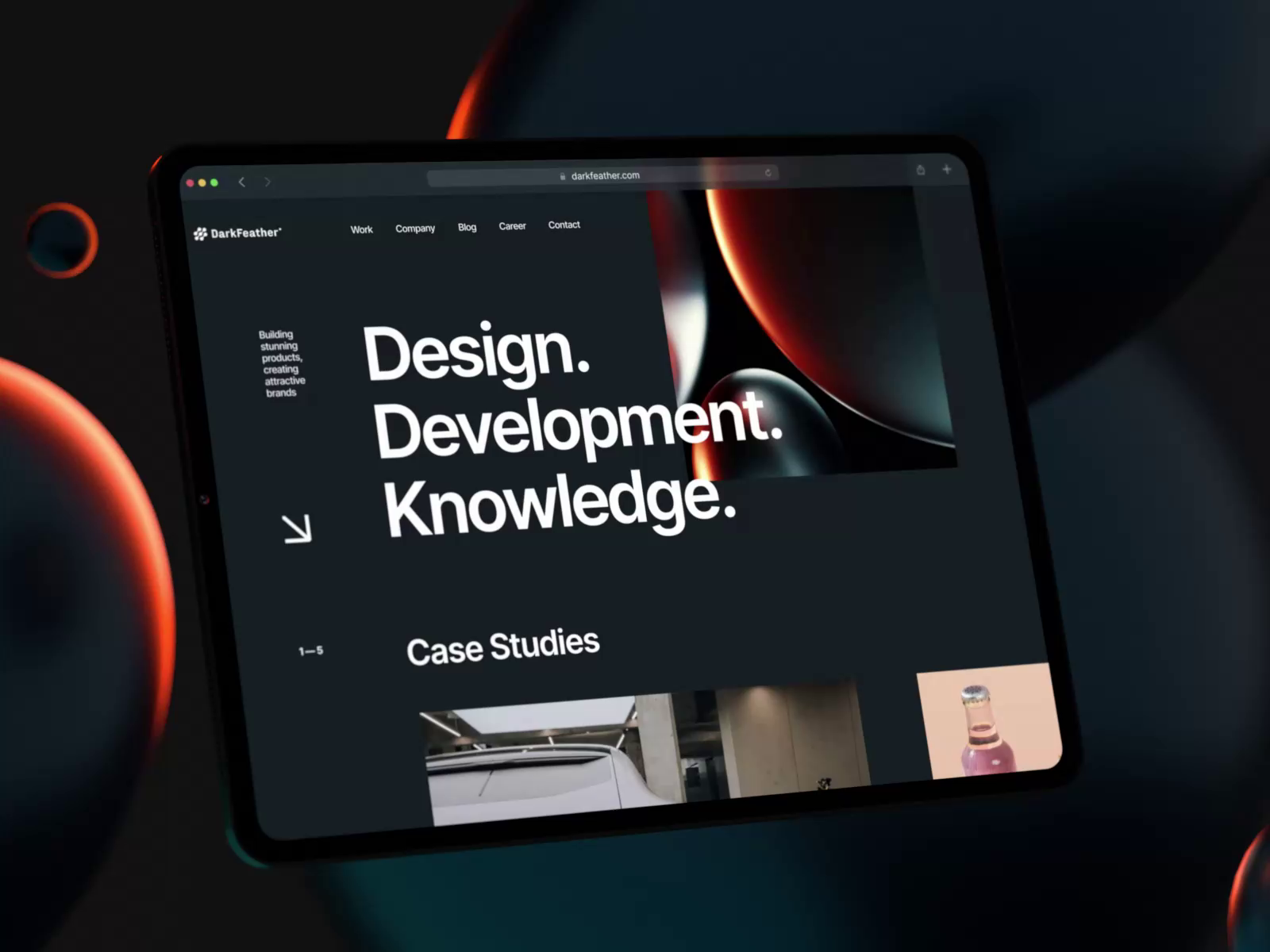 Animated Agency Landing Page by H N Nafiur Rahaman on Dribbble