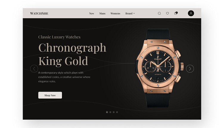 Luxury Watch Store Website by Ardi Maulana on Dribbble
