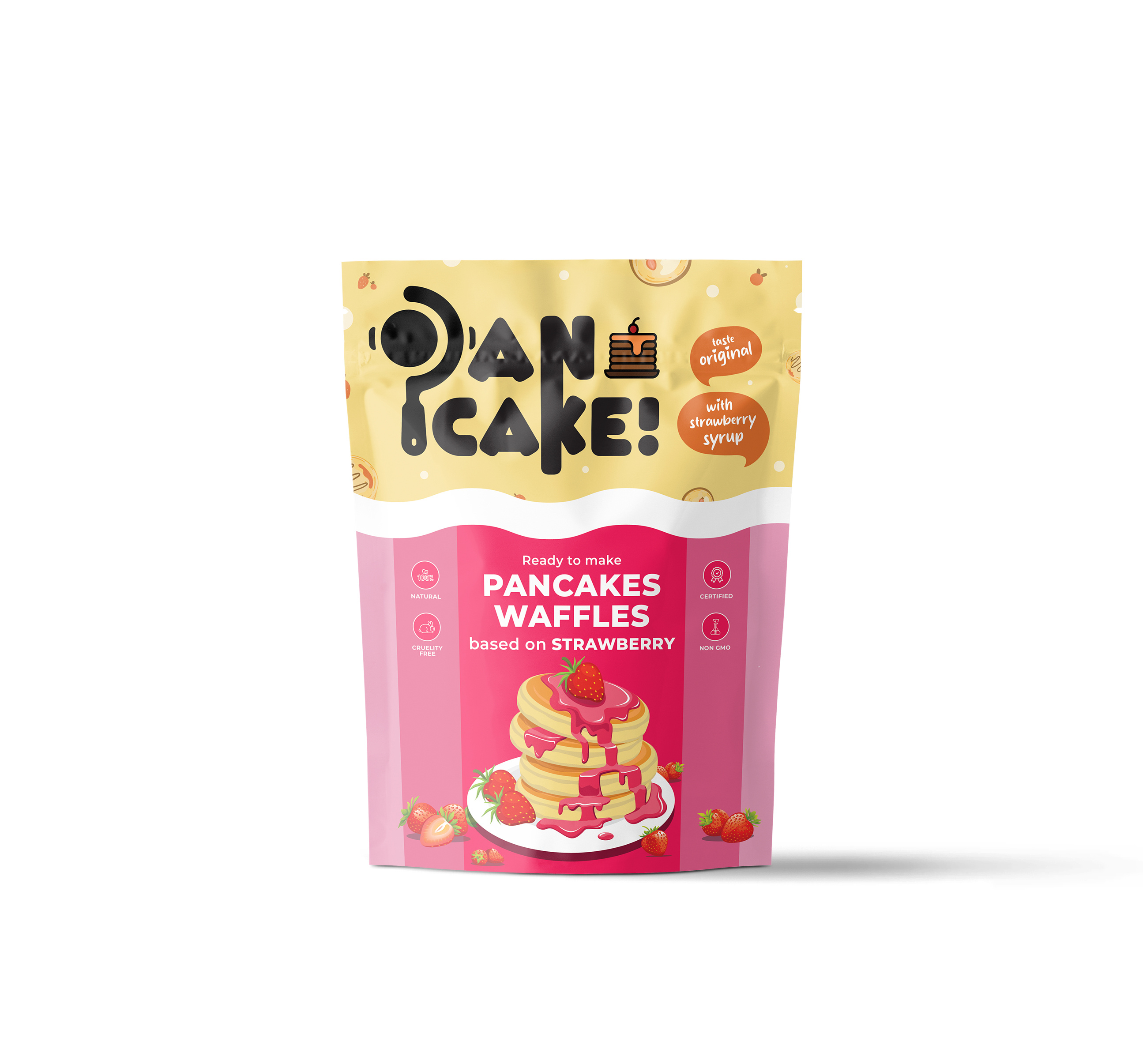Pancake Pouch Packaging Design by Pritha on Dribbble