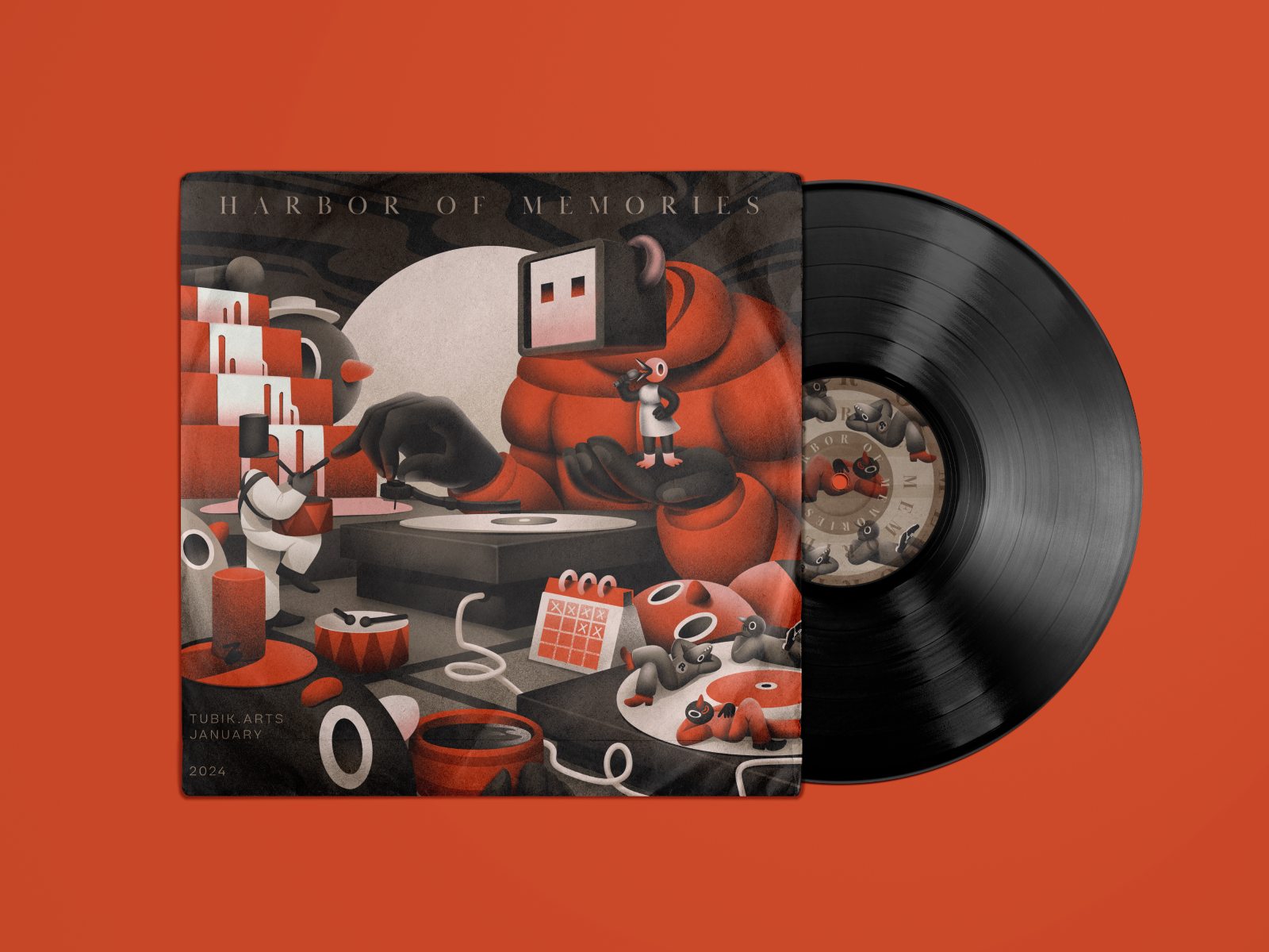 Case Study: Vinyl Record Cover Design by tubik.arts on Dribbble