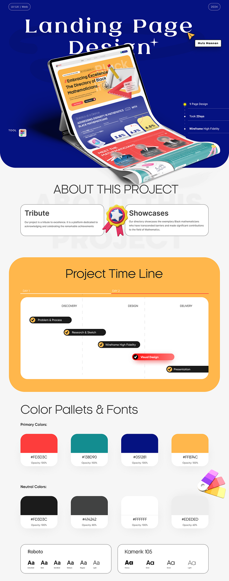 UI UX Landing Page Design by Muiz_Mannan on Dribbble