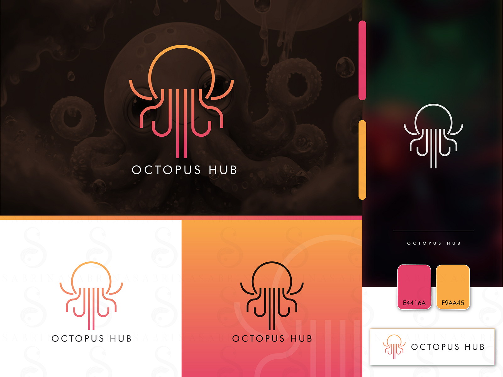 Octopus Hub by Sabrina Alam on Dribbble