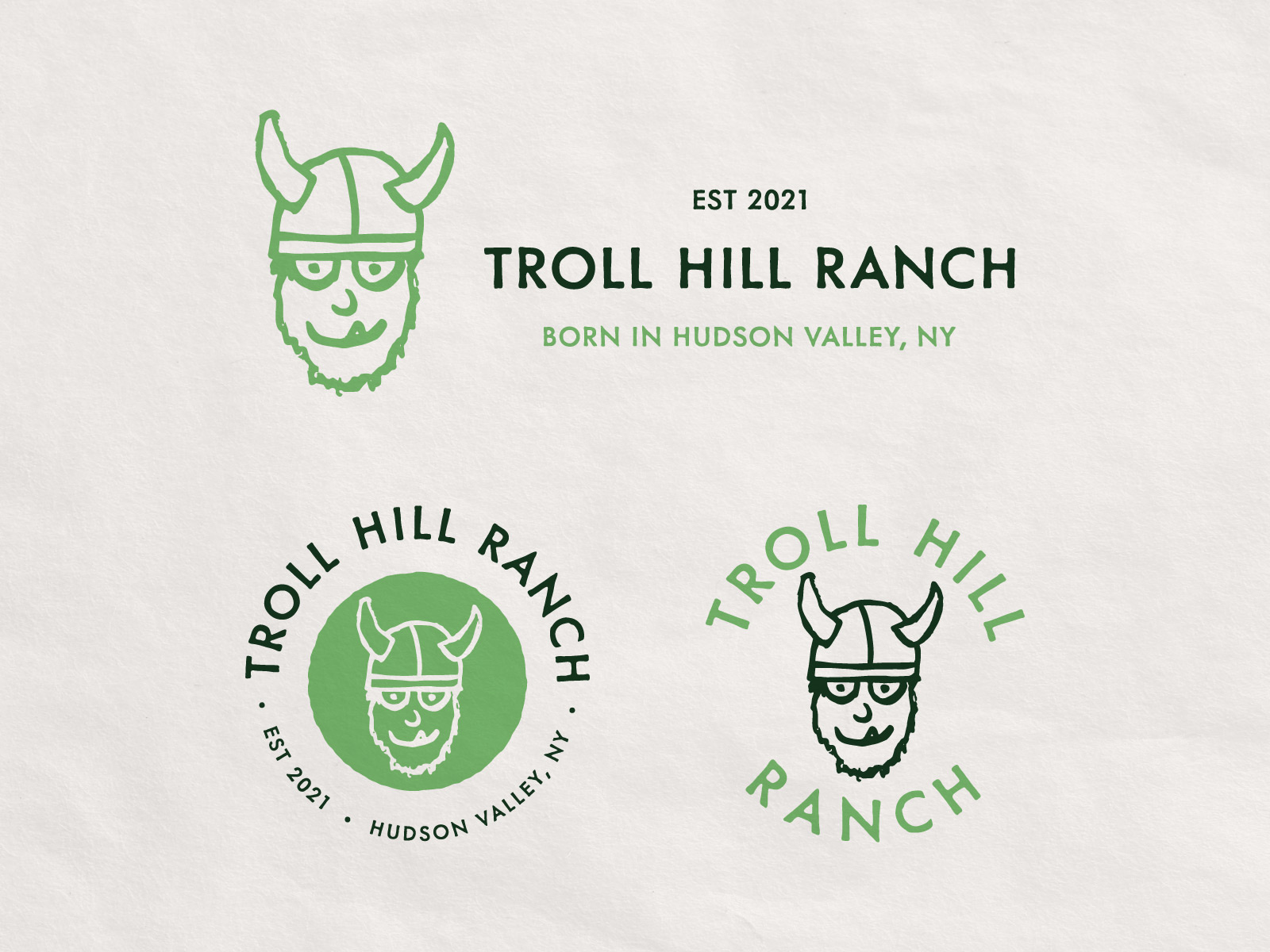Hand Drawn Troll Logo – Troll Hill Ranch by Optim Creative on Dribbble