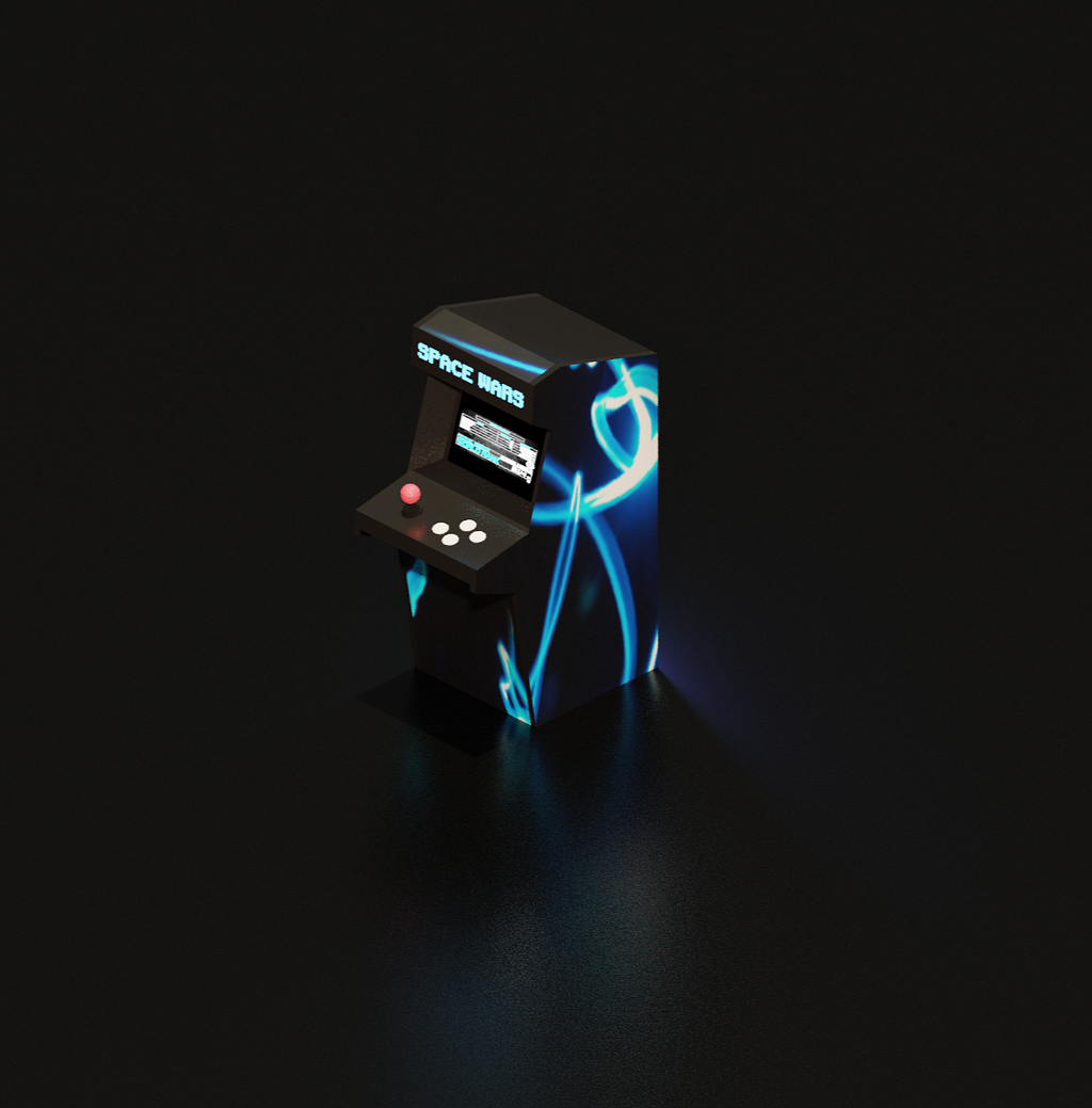 3d arcade cabinet by Christian Olander on Dribbble