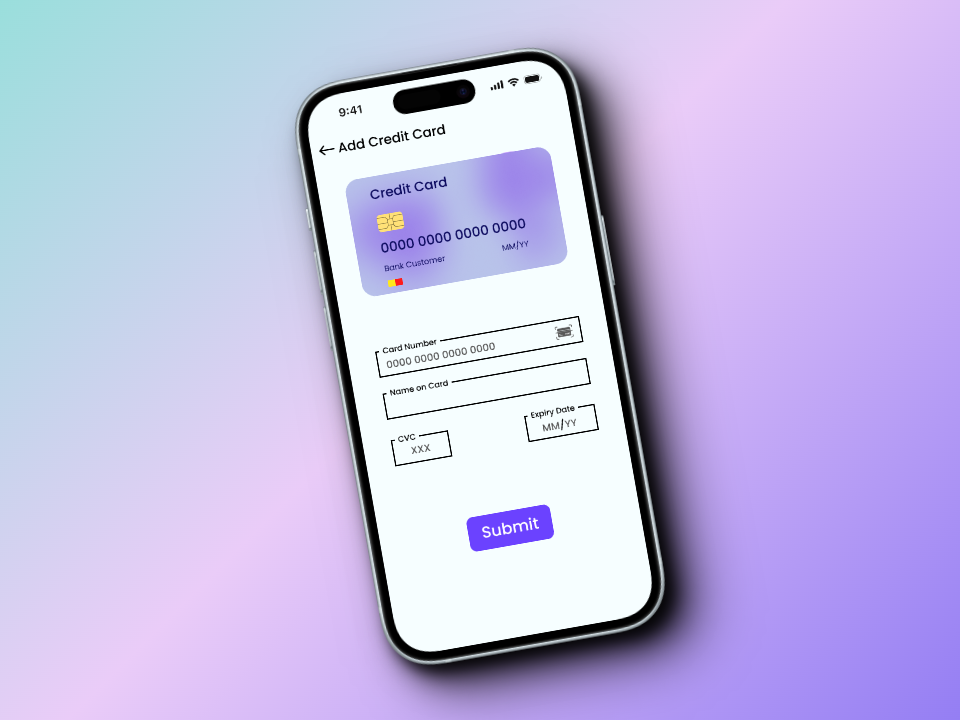 Day 2: Credit Card Screen by Faizaan Azmat on Dribbble