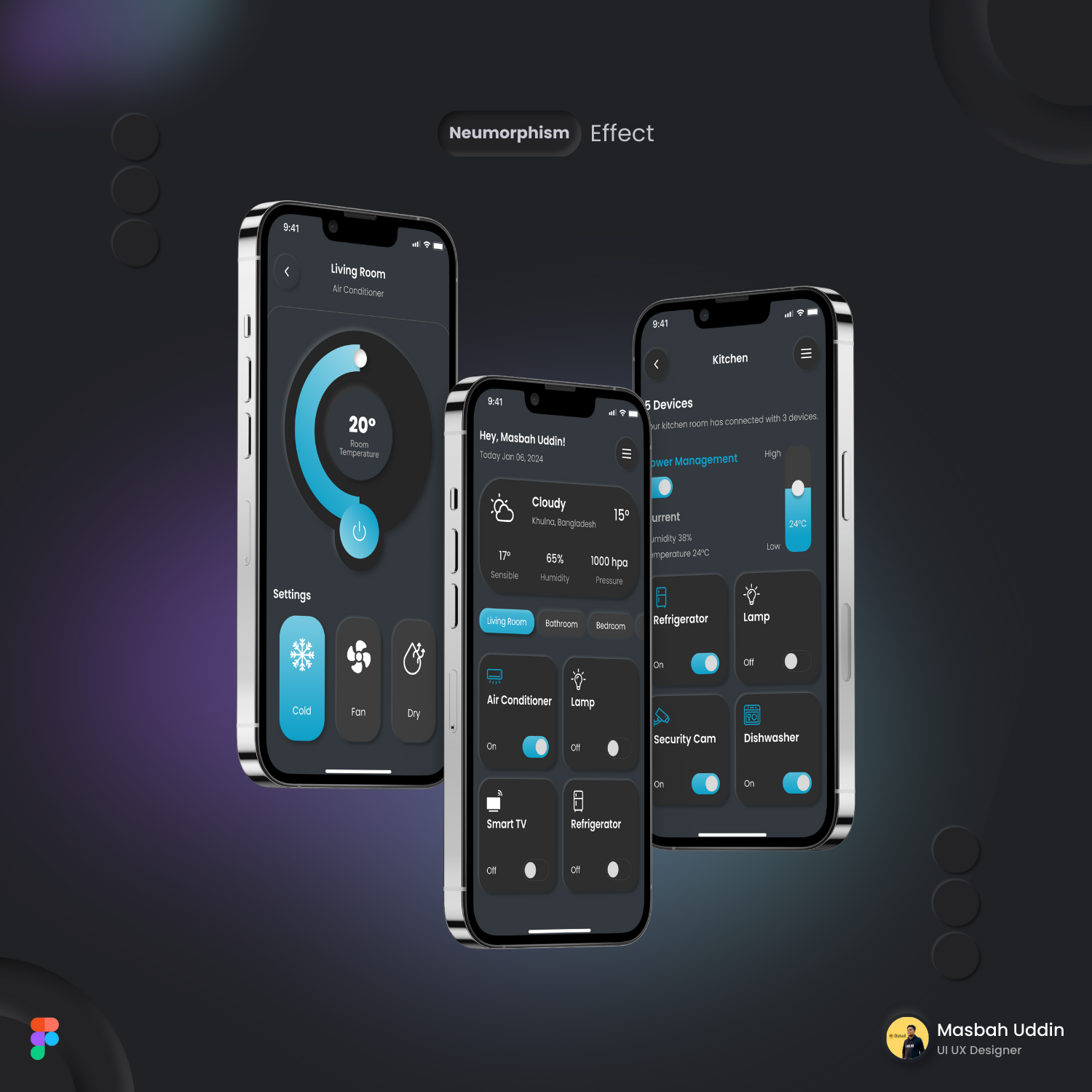 Neumorphism UI Design by Masbah Uddin on Dribbble