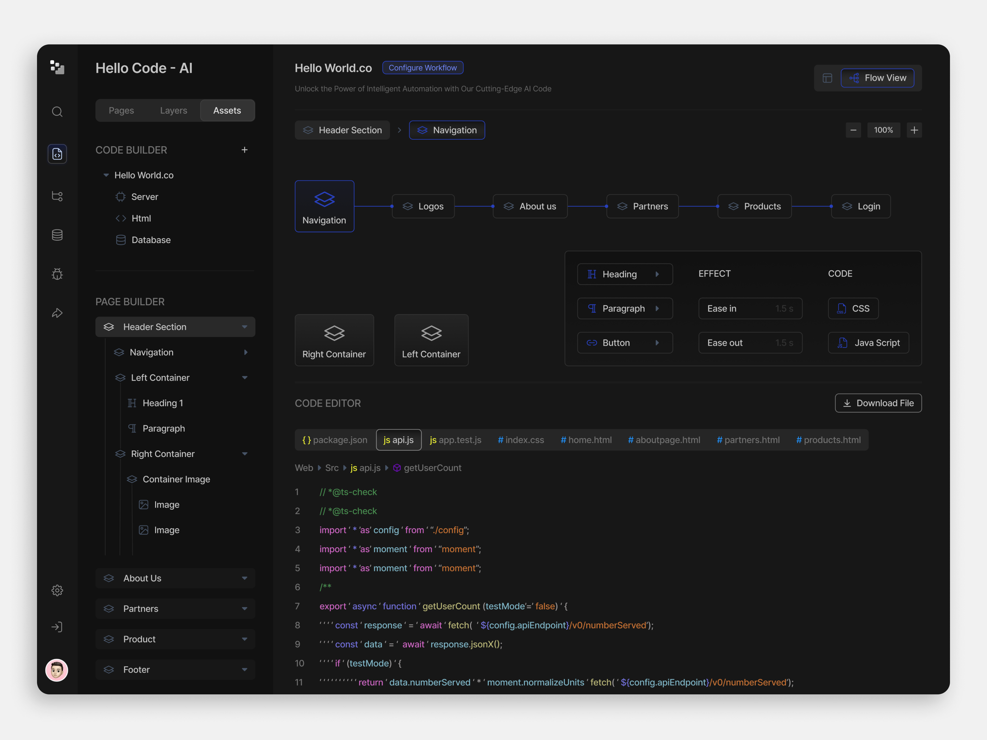 Hello Code - AI code transform by Benedicta Kristi on Dribbble