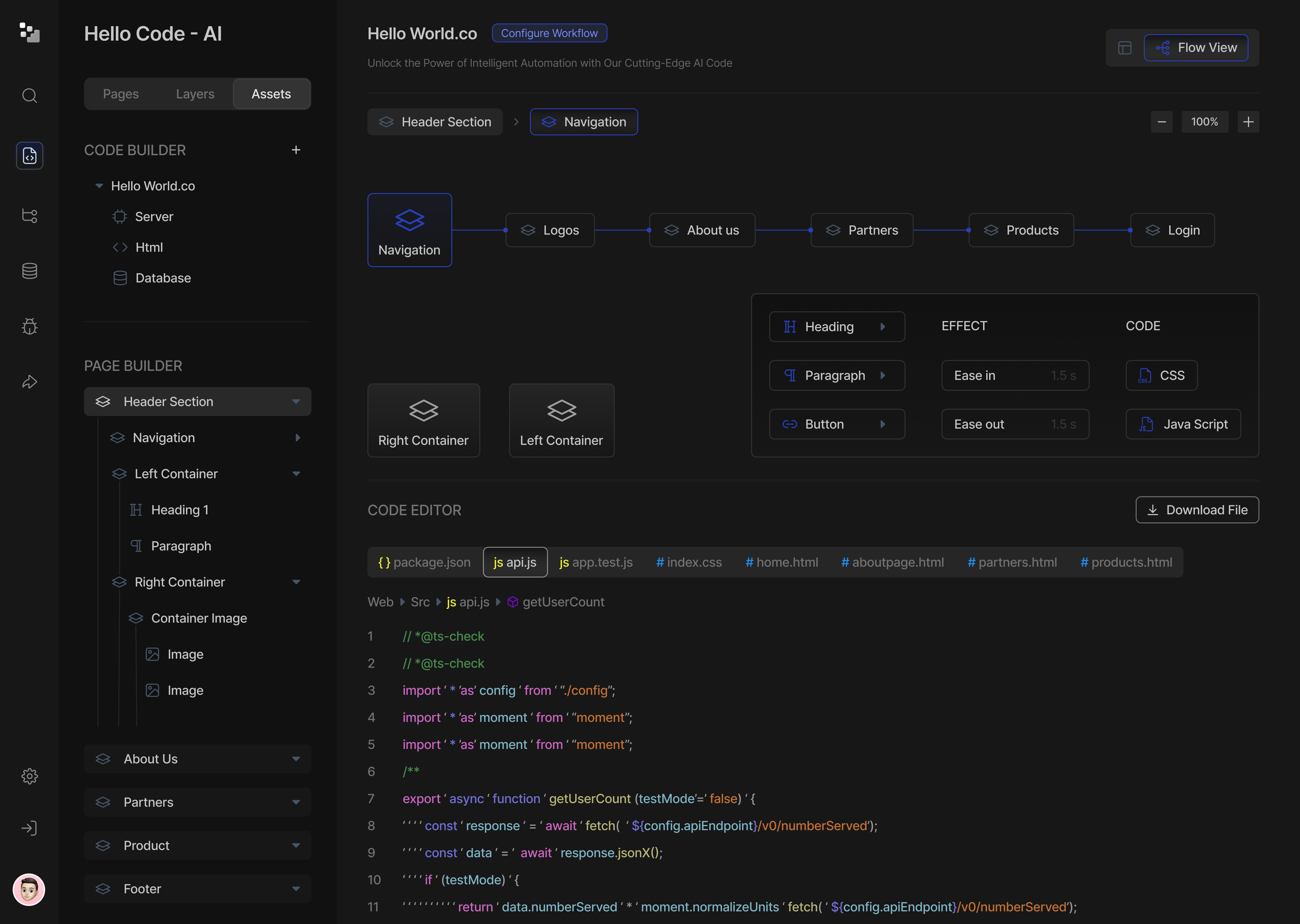 Hello Code - AI code transform by Benedicta Kristi on Dribbble
