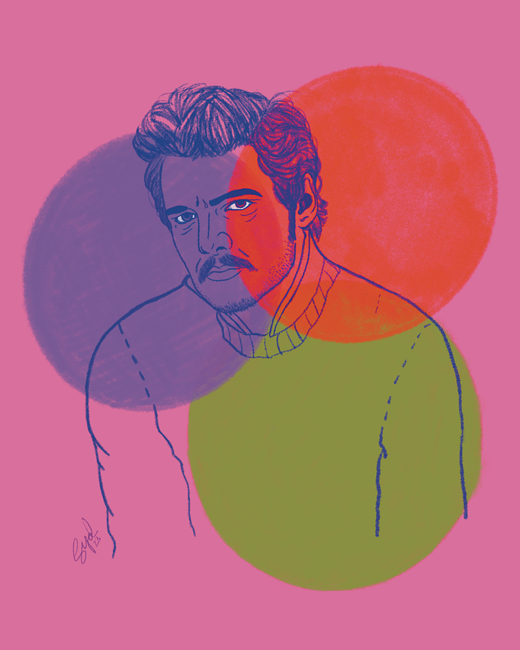 Pedro Pascal Sketch by Sydney Graf on Dribbble
