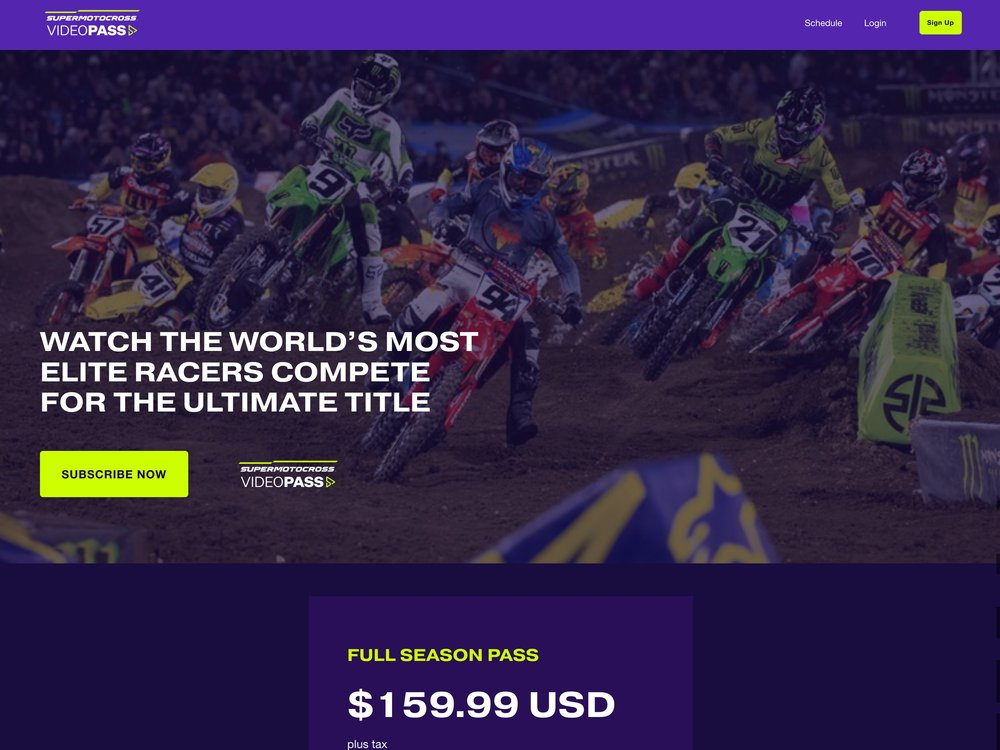 SuperMotocross Video Pass by Justin Mabee on Dribbble