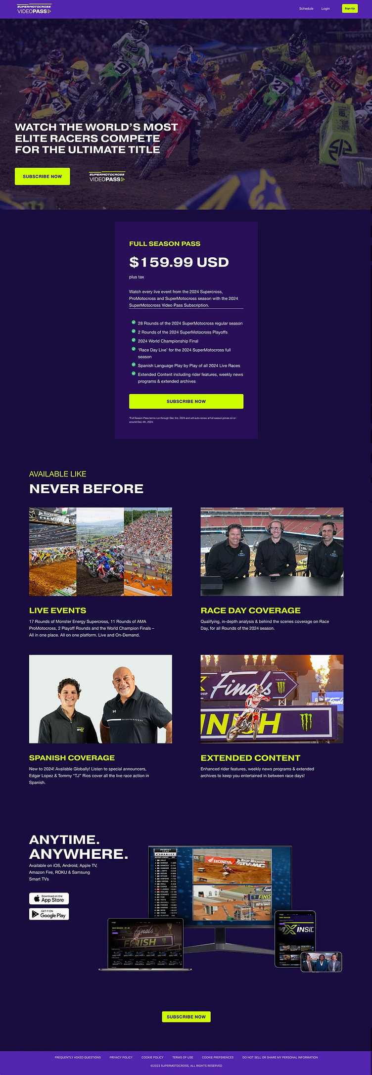 SuperMotocross Video Pass by Justin Mabee on Dribbble