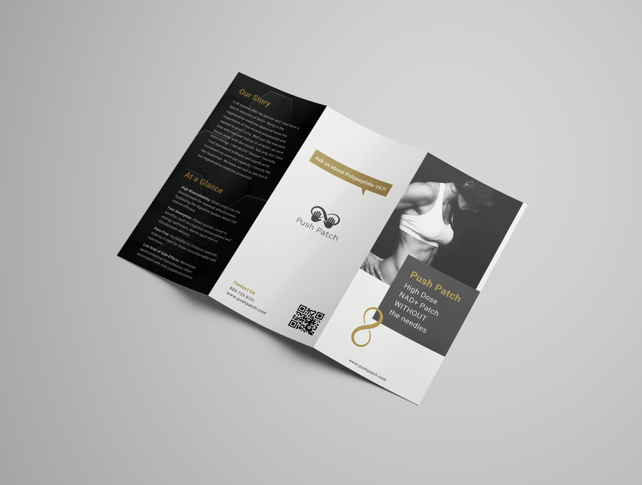 Push Patch Brochure Design by Kaori Drome on Dribbble