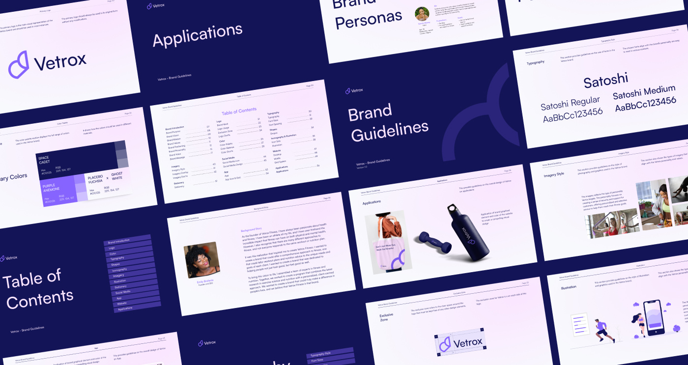 Free Brand Book Guidelines Template by Olasina OluwaTosin on Dribbble