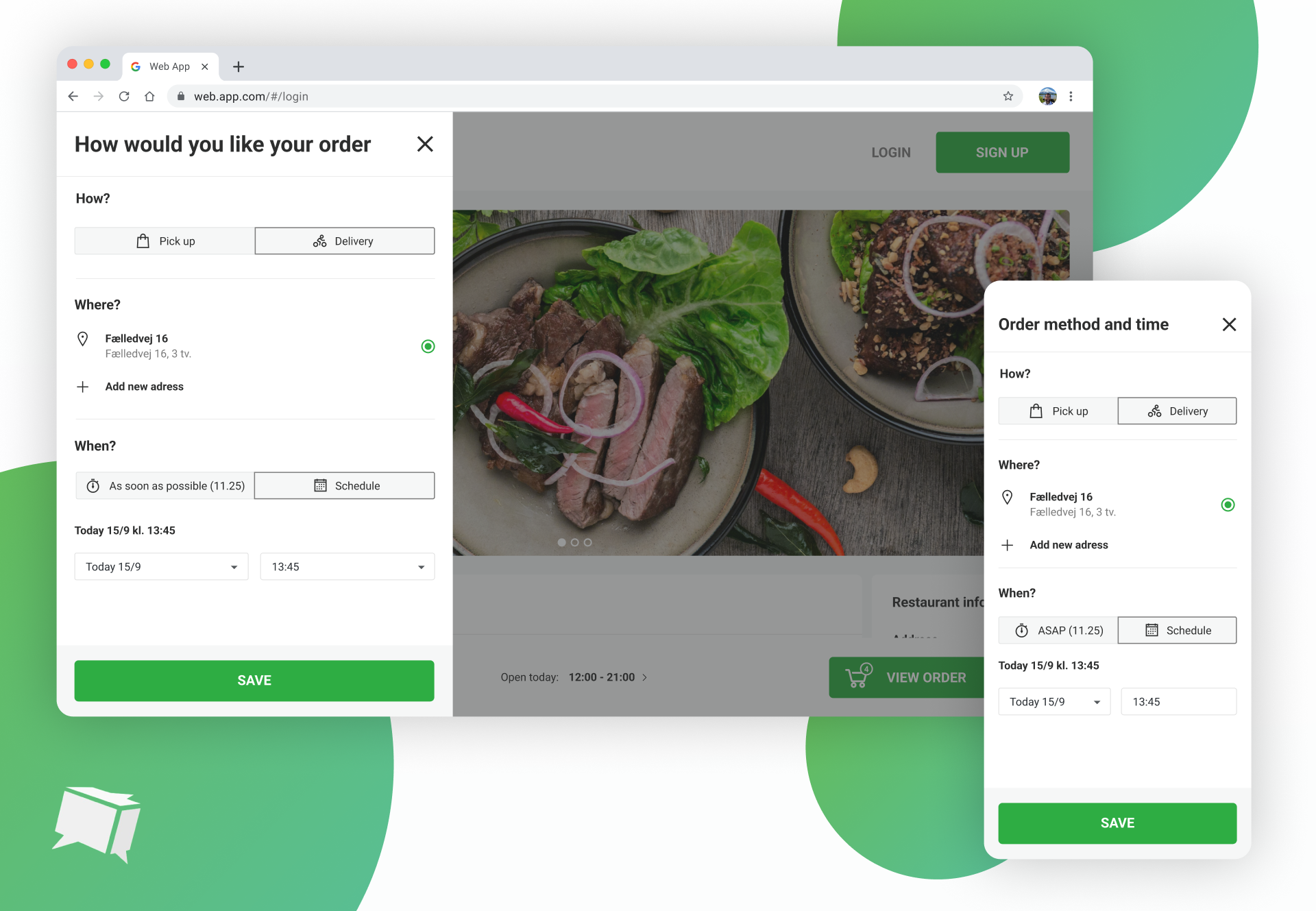 Web Order Platform by Patricia Barrett on Dribbble