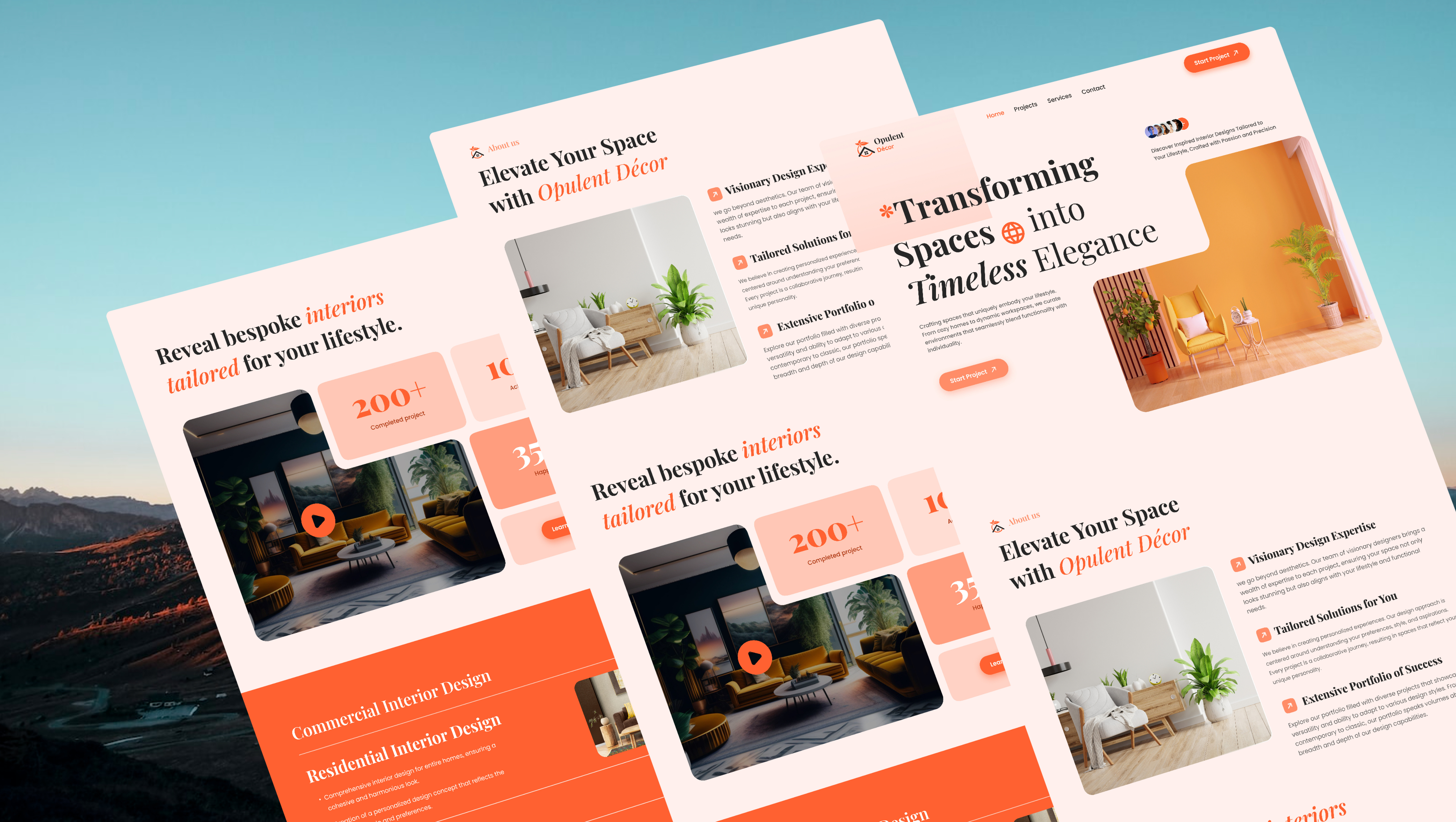 Interior Agency UI Design by SM Technology on Dribbble