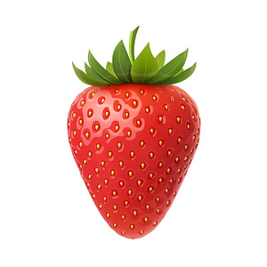 Strawberry Detailed hyper realistic vector by Vyacheslav on Dribbble