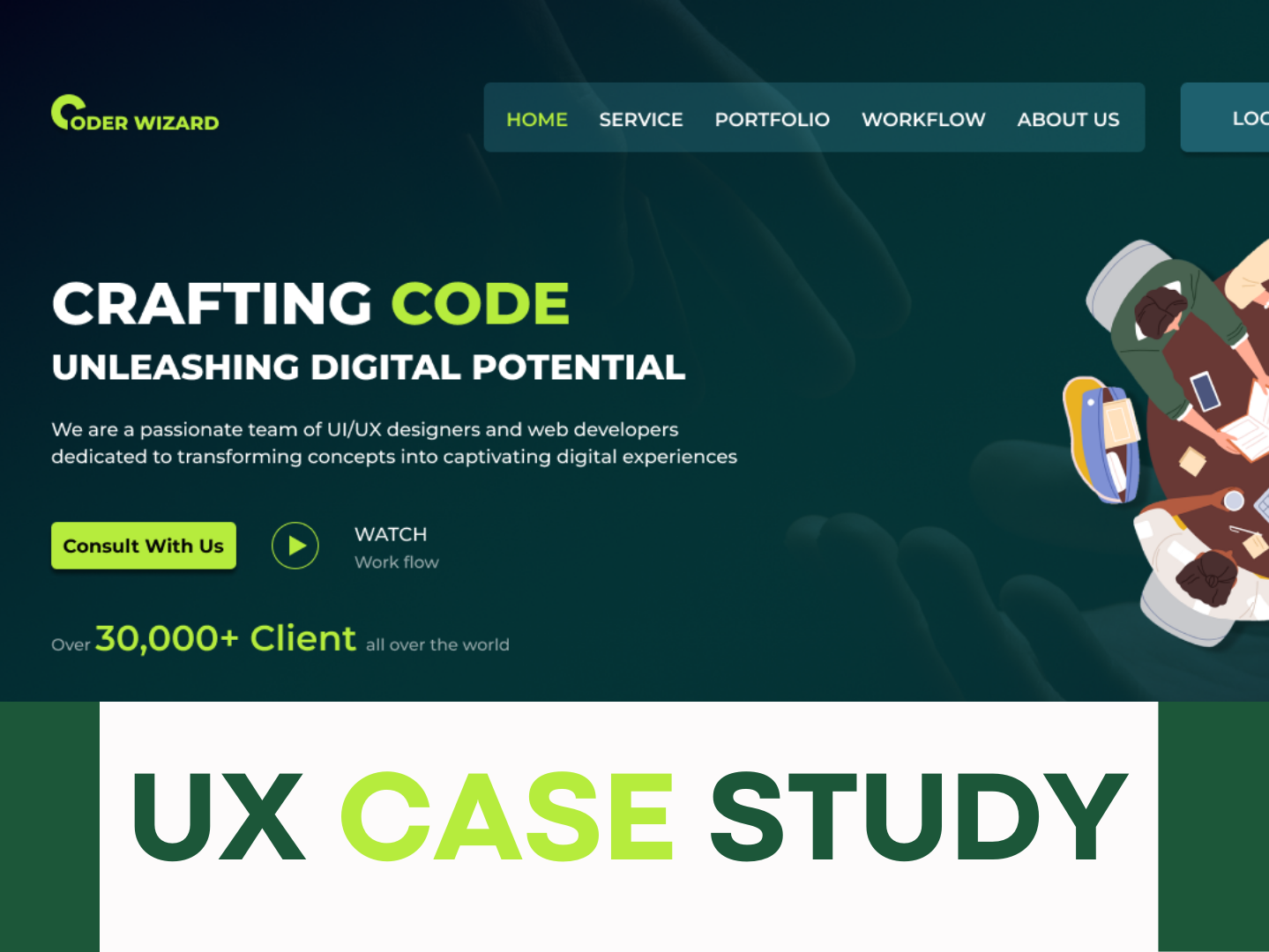 Coder wizard - Agency Portfolio Figma Template by Aminul Islam on Dribbble