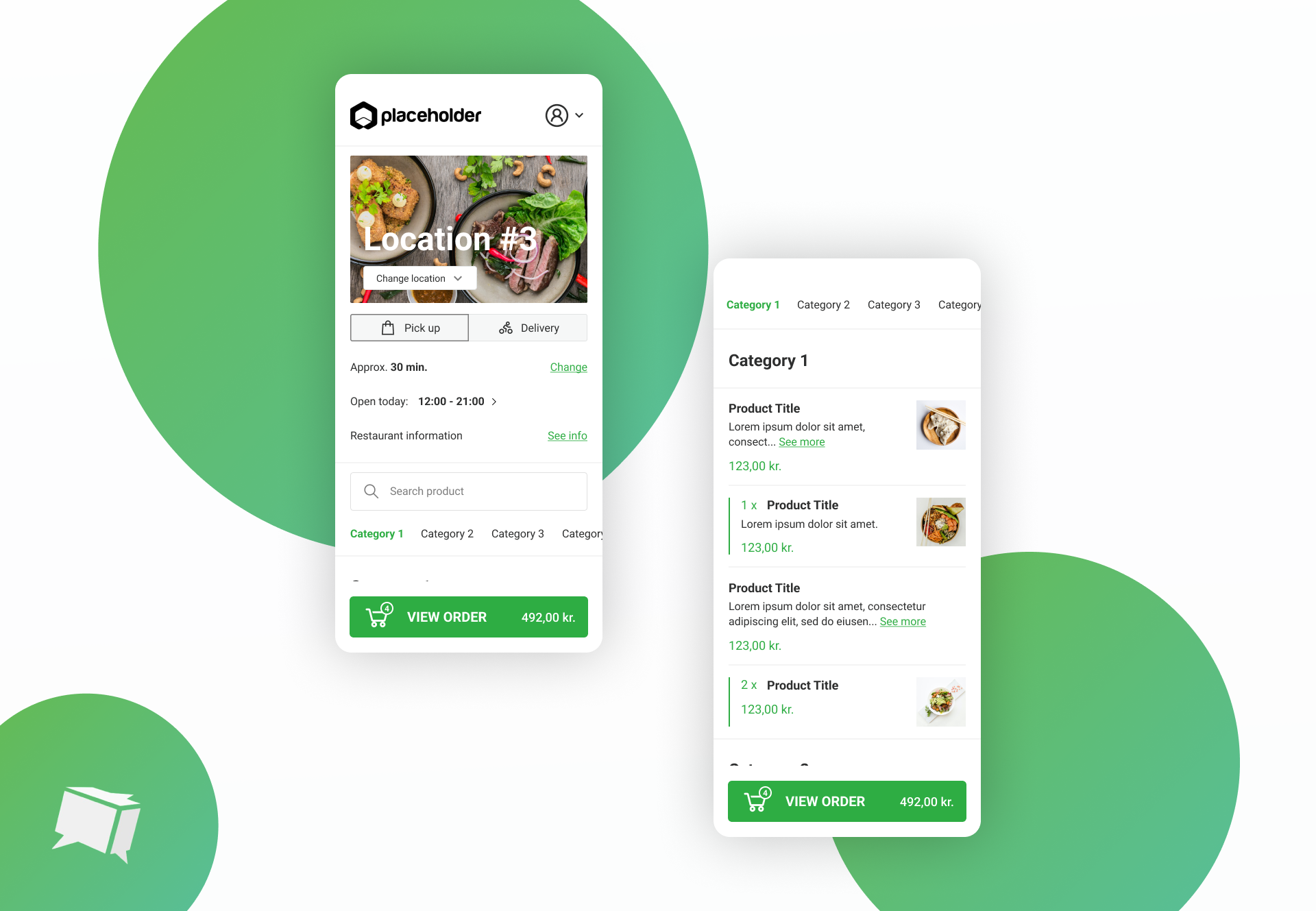 Web Order Platform by Patricia Barrett on Dribbble