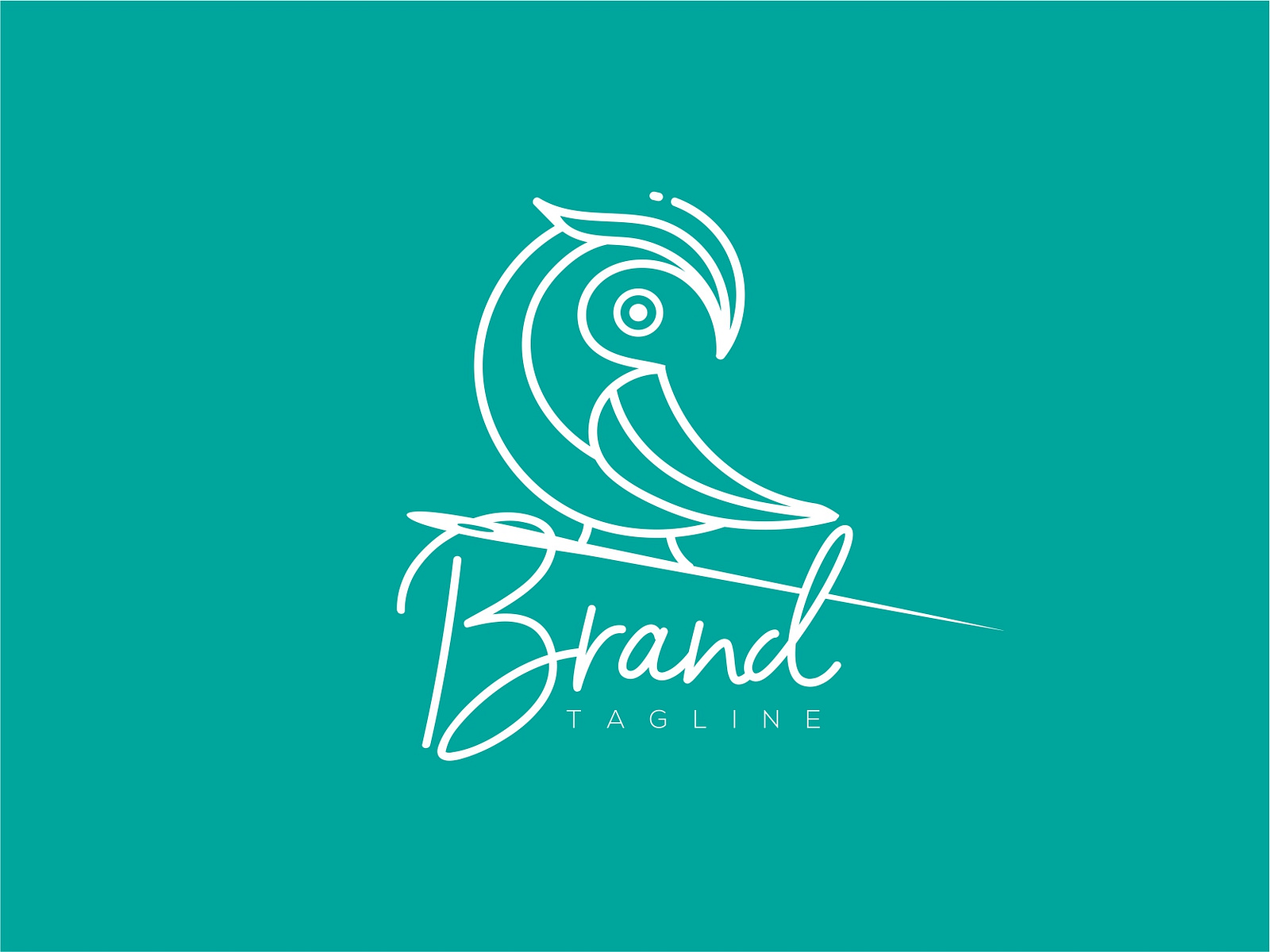 Sewing bird logo by Alfhie_Creative on Dribbble