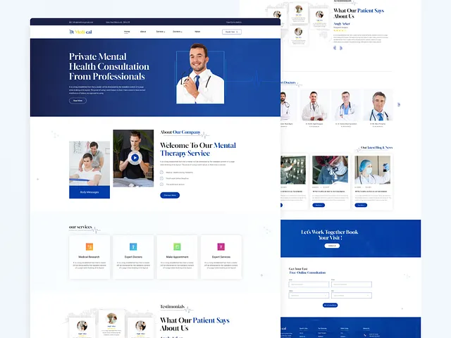 Doctor Portfolio designs, themes, templates and downloadable graphic ...