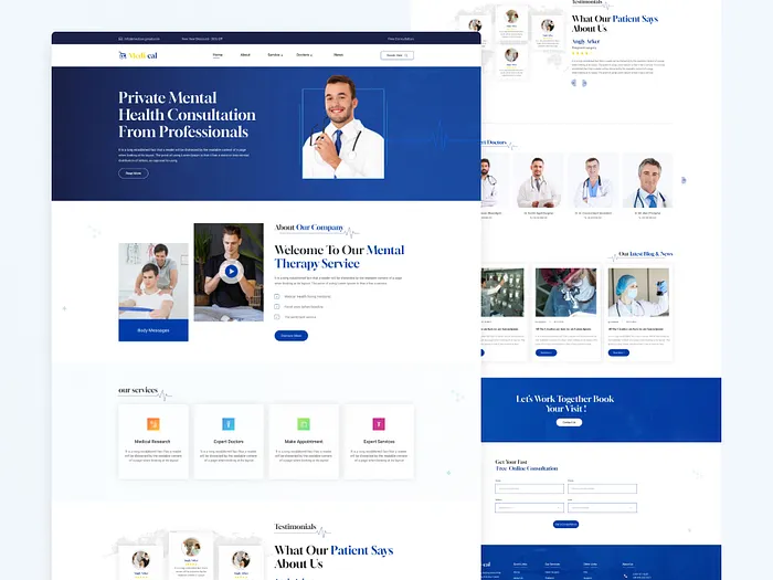 Doctor Portfolio designs, themes, templates and downloadable graphic ...