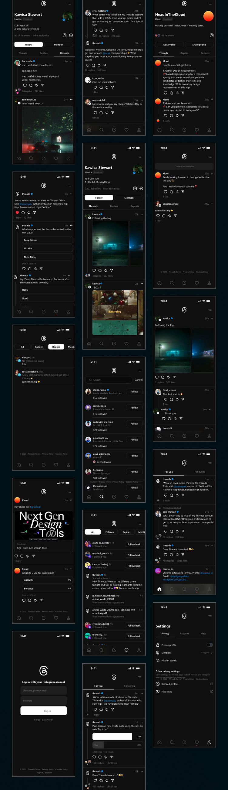 Make Threads Ui Your Own By Figr Design On Dribbble