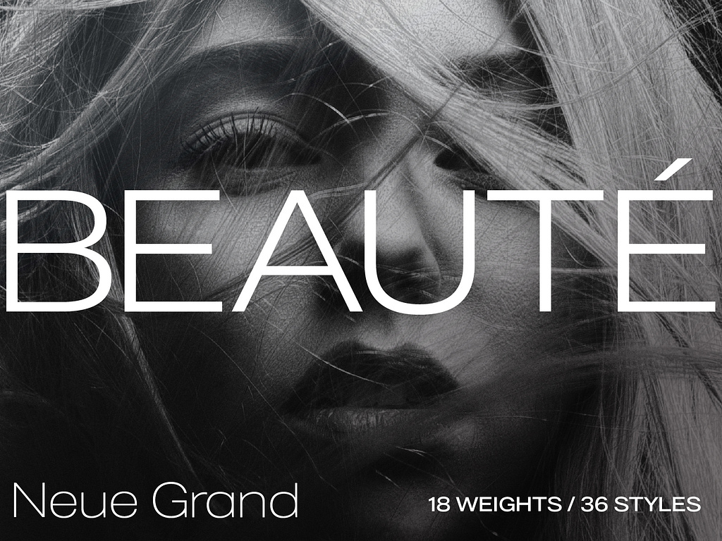 Neue Grand Font Family by Matt Chansky on Dribbble