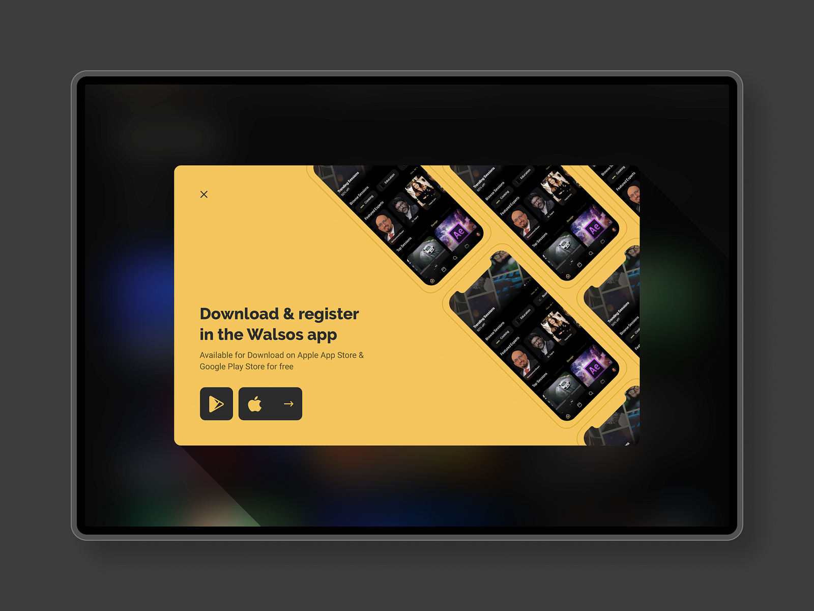 Live Consultation Website Download Our Mobile App Pop Up By Naif Ekkeri On Dribbble 