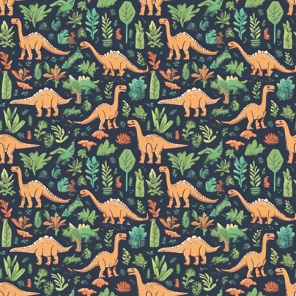 Dinosaur Pattern by mrgrphcs on Dribbble