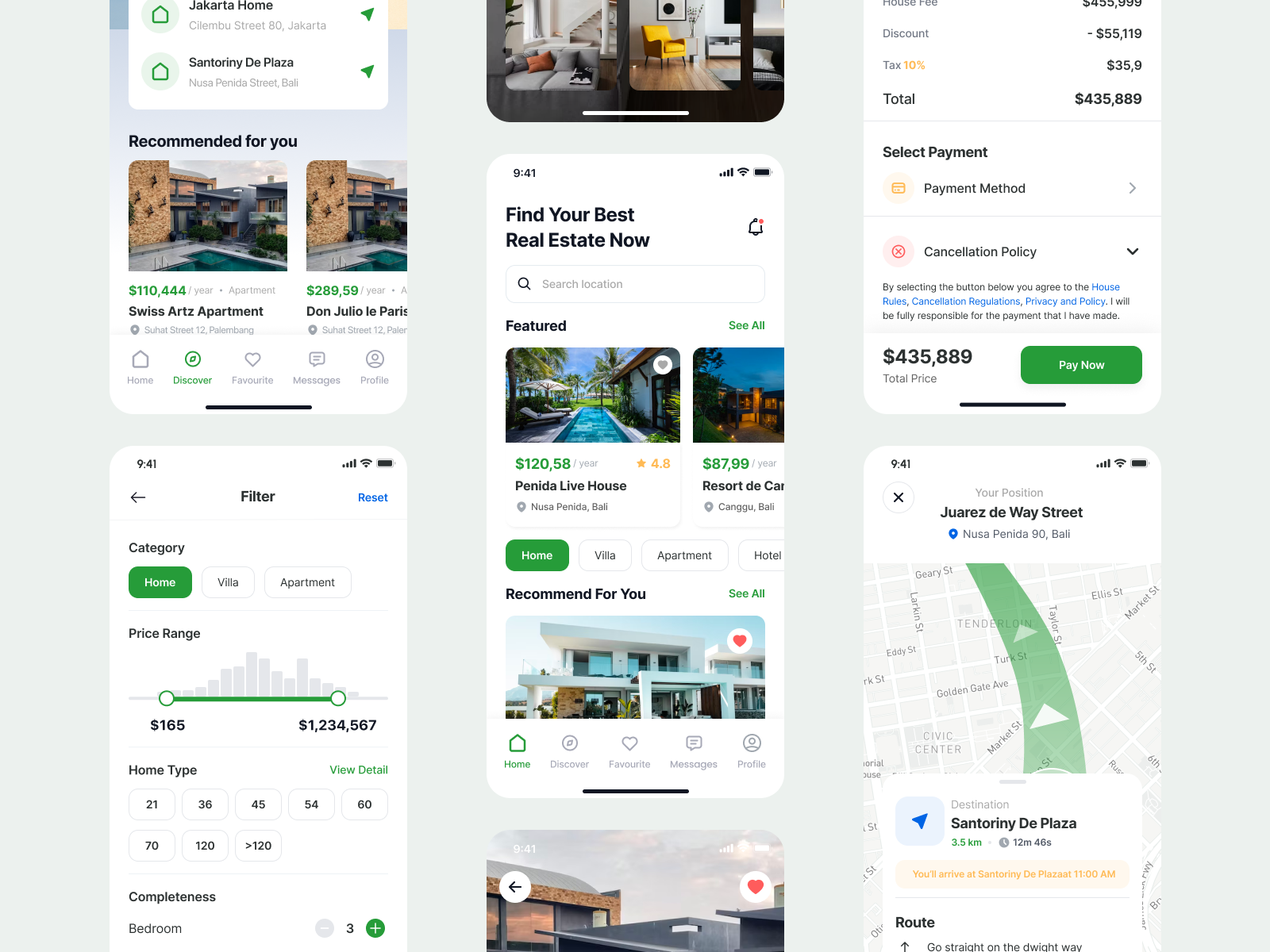 HomeQu - Real Estate UI Kit App by Moni Design on Dribbble