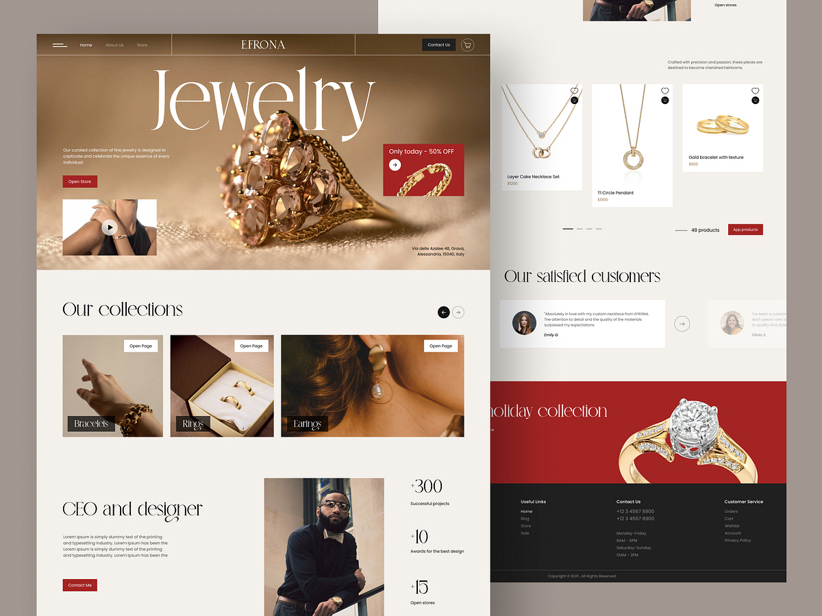 Browse thousands of Jewelry Website Templates images for design ...
