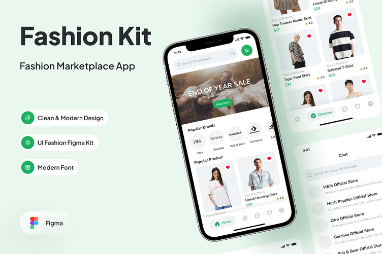 Fashion Kit / E-Commerce Kit by Bytesoltech on Dribbble
