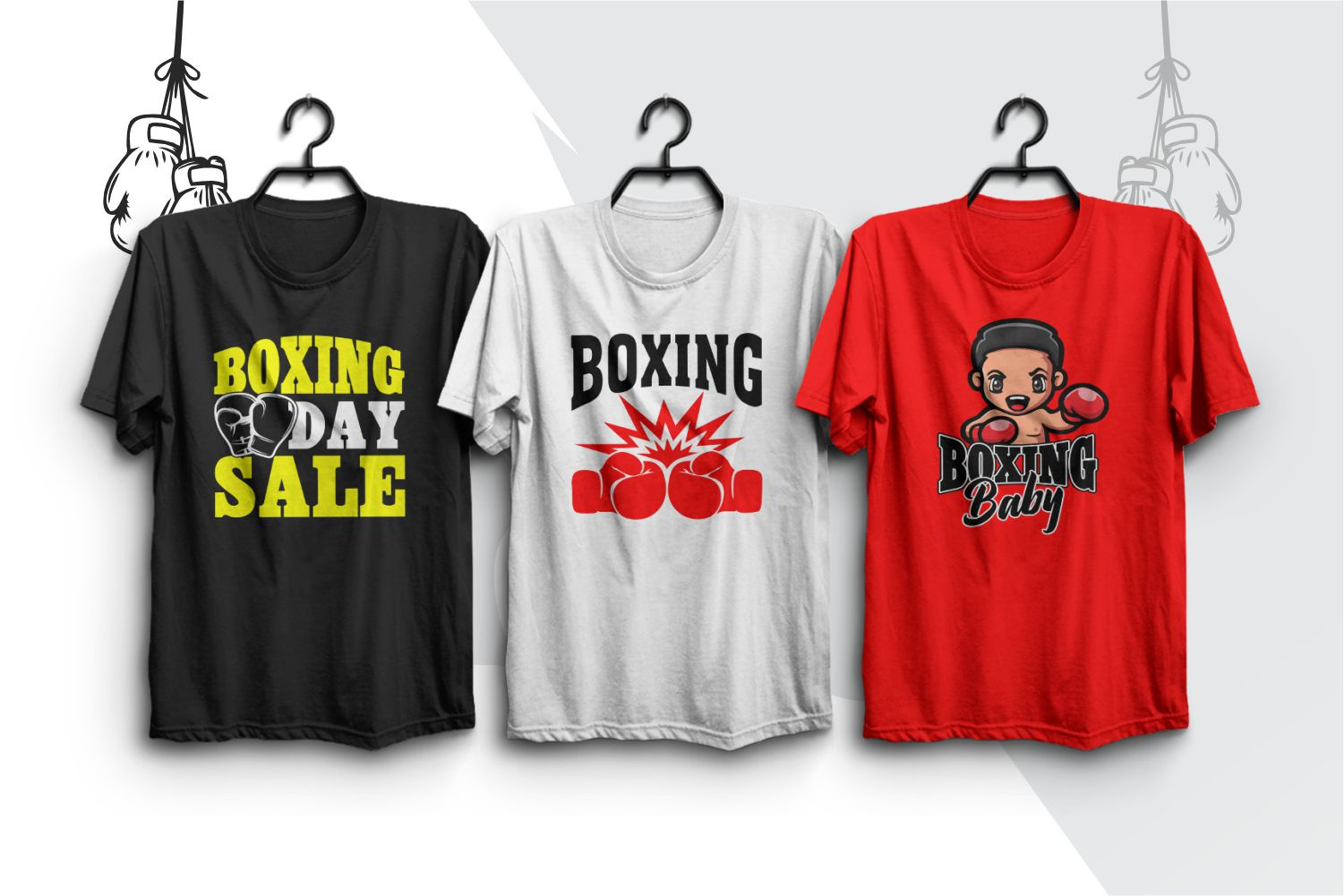 Boxing T Shirt Design Bundle | Sublimation Designs Vector by Quick 2 ...