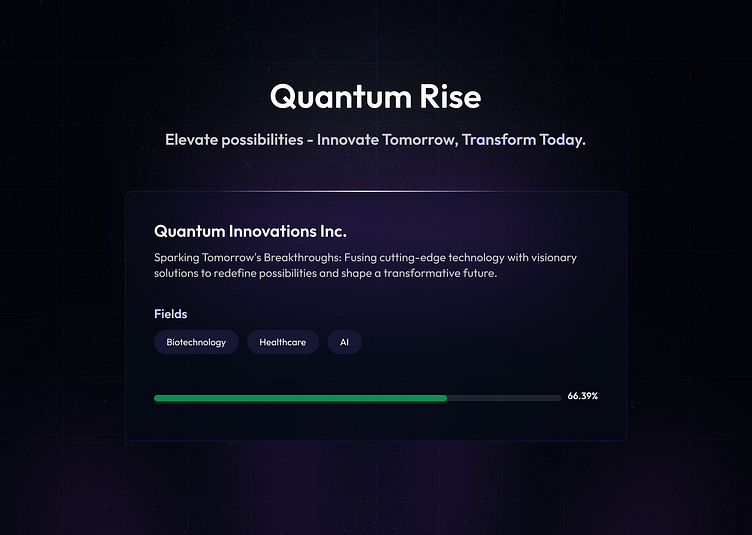 Quantum Rise by Nika Demetrashvili on Dribbble