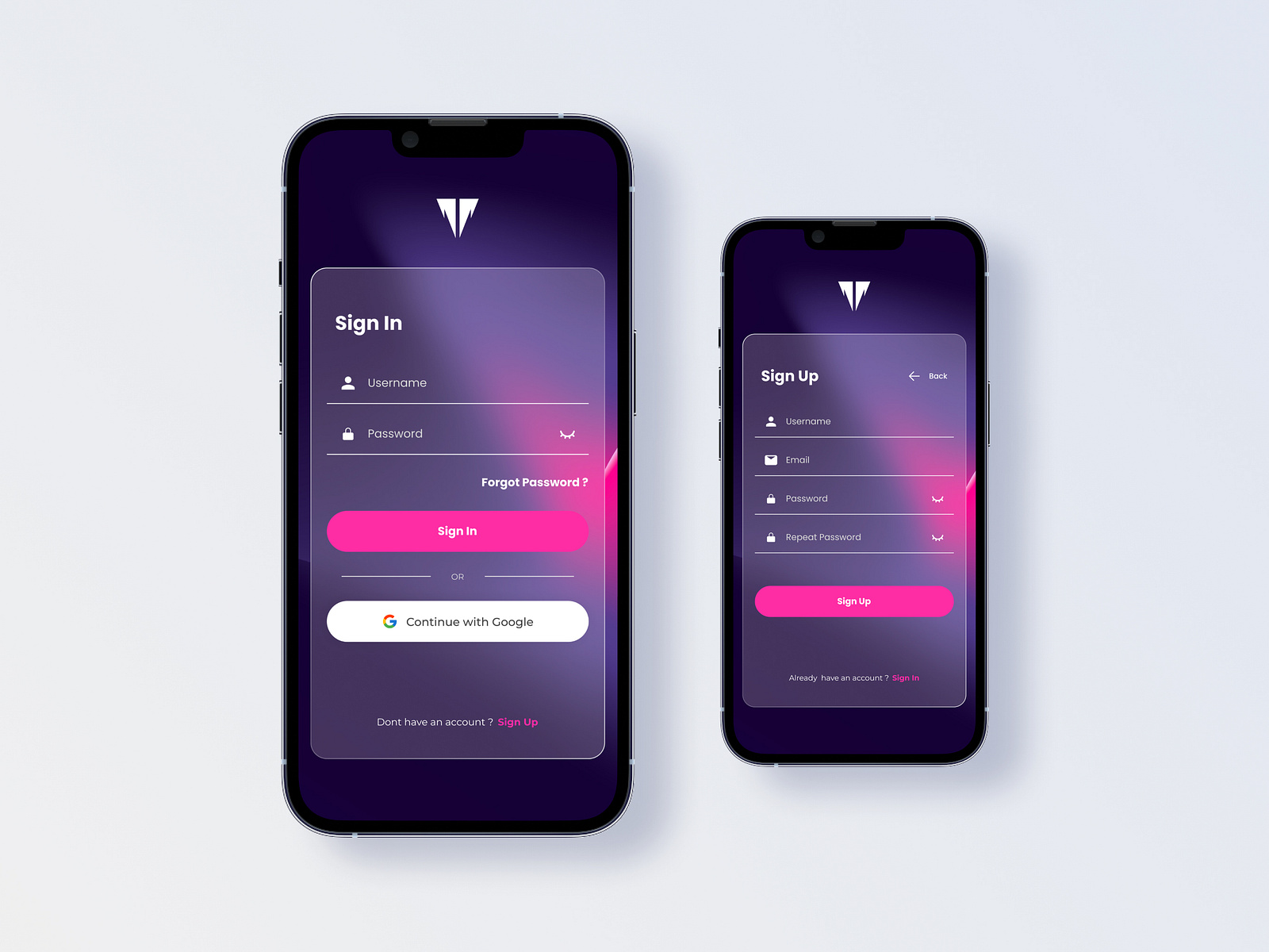 Sign In UI Design Mobile App by Rama Supardan on Dribbble