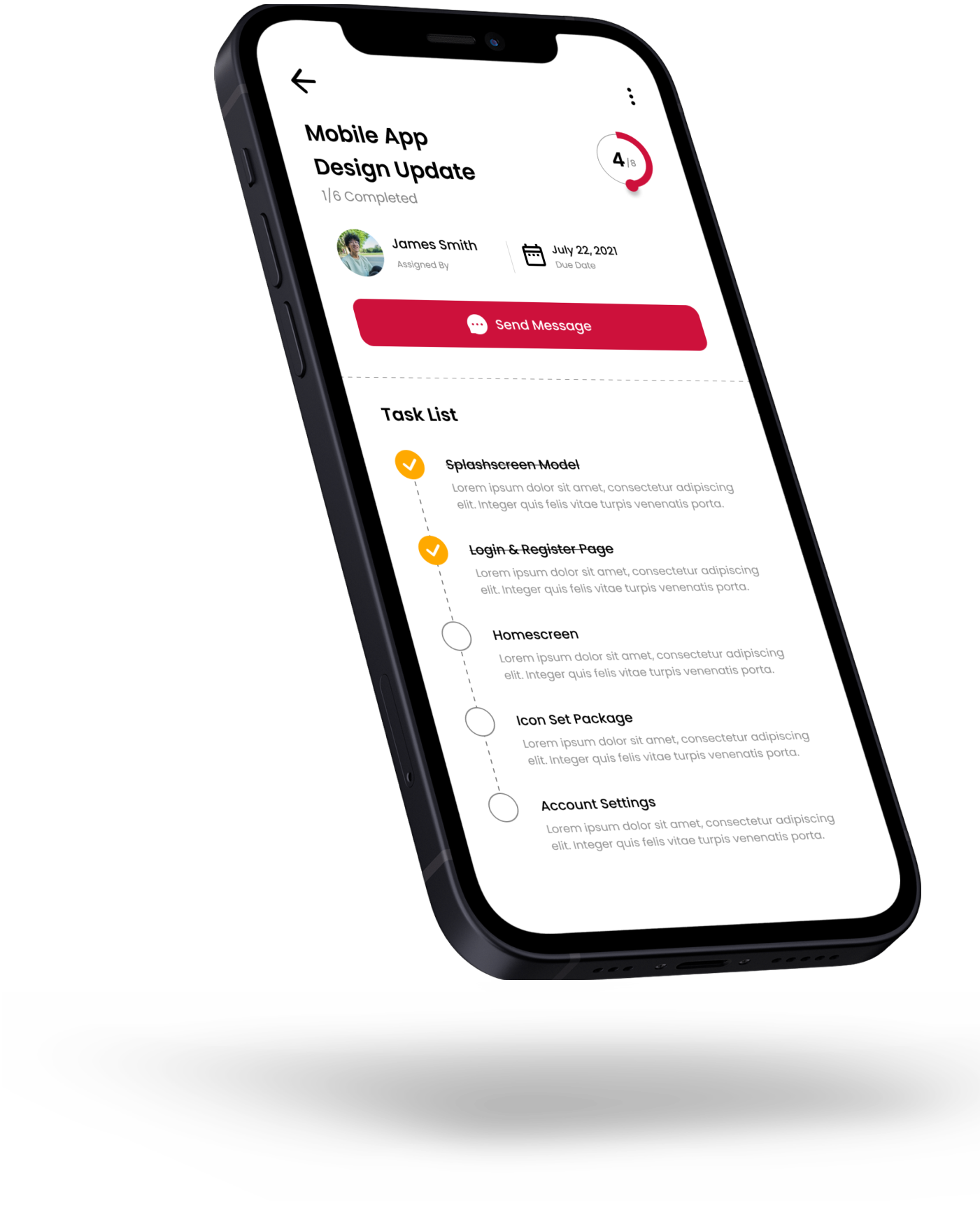 Task Management App By Bytesoltech On Dribbble 