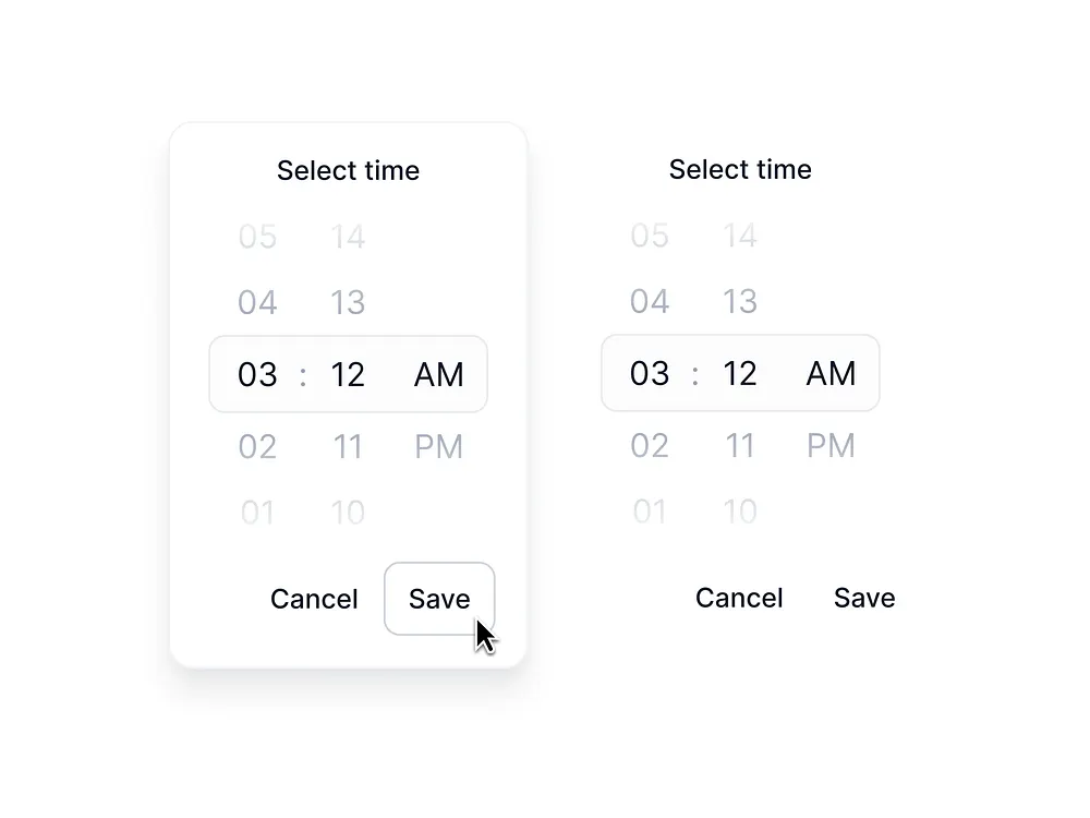 Browse thousands of Time Picker images for design inspiration | Dribbble