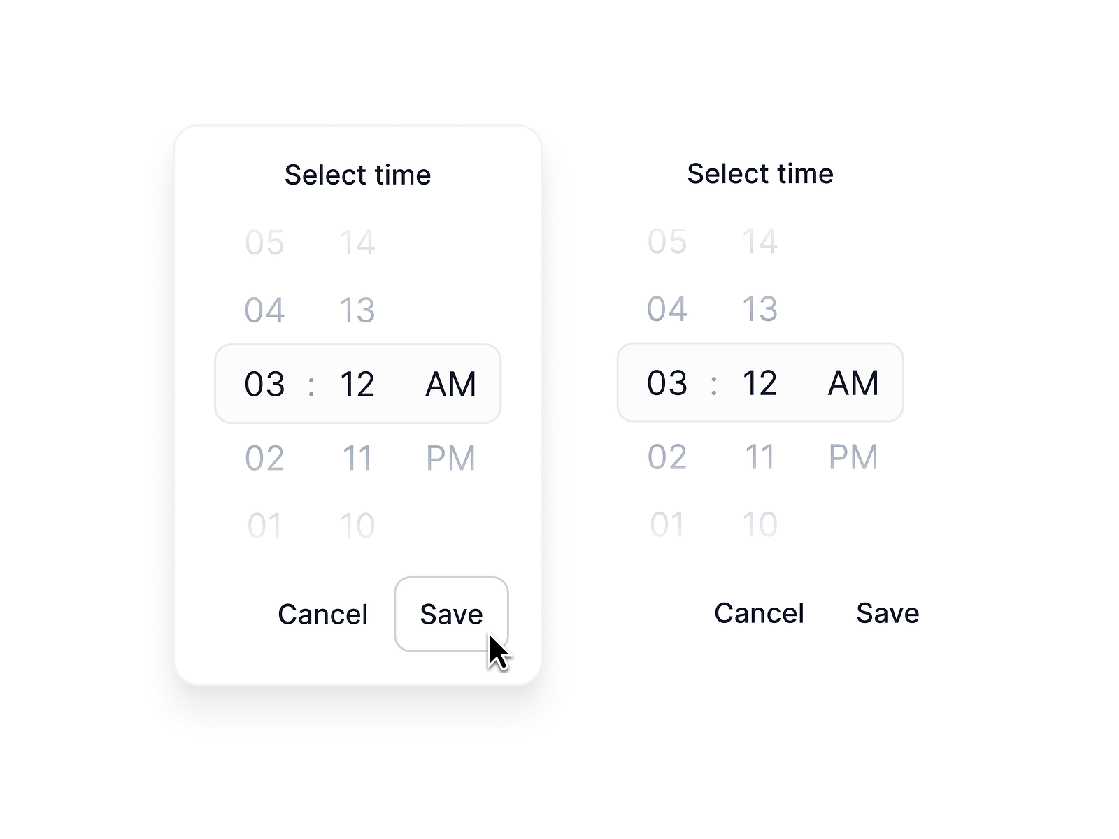 Time picker by Brylle Clarido on Dribbble