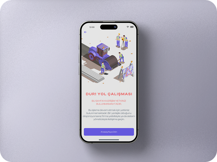 Unauthorized Page by Faruk Okumuş on Dribbble
