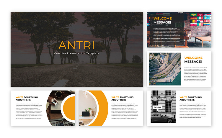 Antri - Creative PowerPoint Template by SuperSonic_Studio on Dribbble