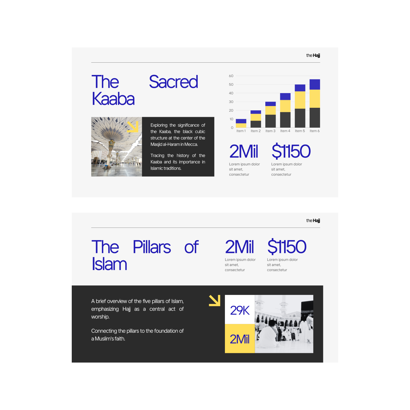 Hajj Islamic Presentation by Godong Gedang on Dribbble